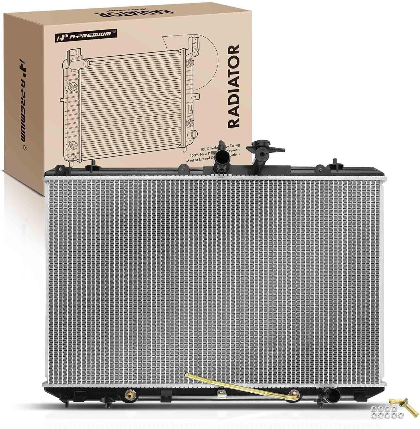 A-Premium Engine Coolant Radiator Assembly with Transmission Oil Cooler ...