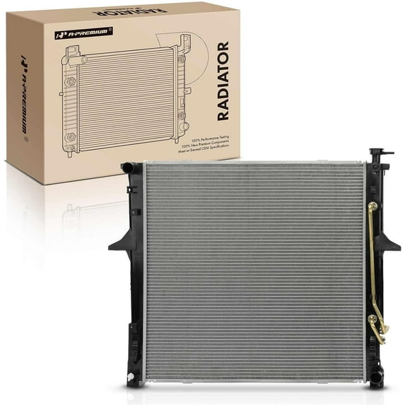 A-Premium Engine Coolant Radiator Assembly with Transmission Oil Cooler ...