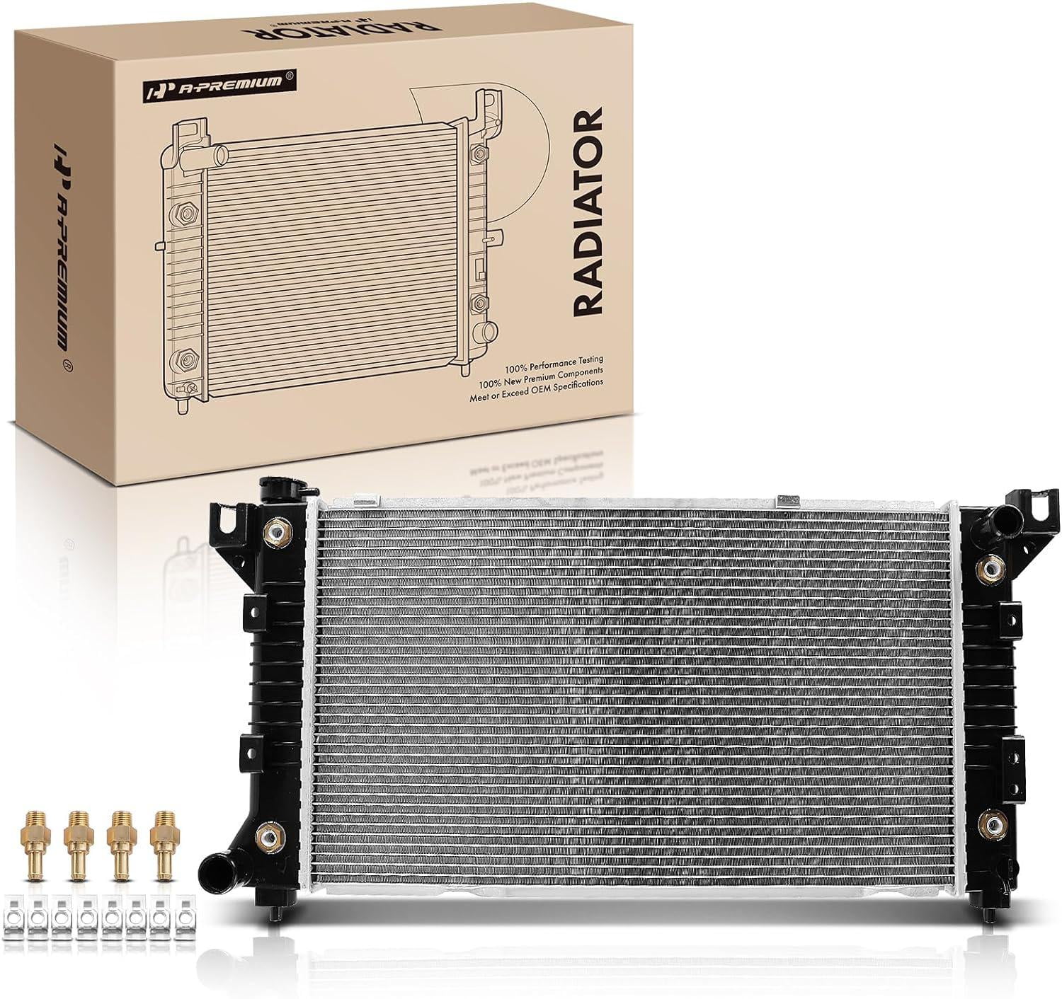 A-Premium Engine Coolant Radiator with Oil Cooler Compatible with Dodge ...