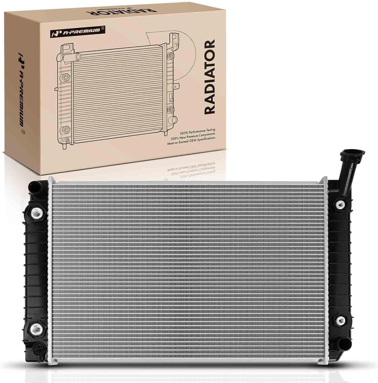 A-Premium Engine Coolant Radiator with Transmission Engine Oil Cooler ...