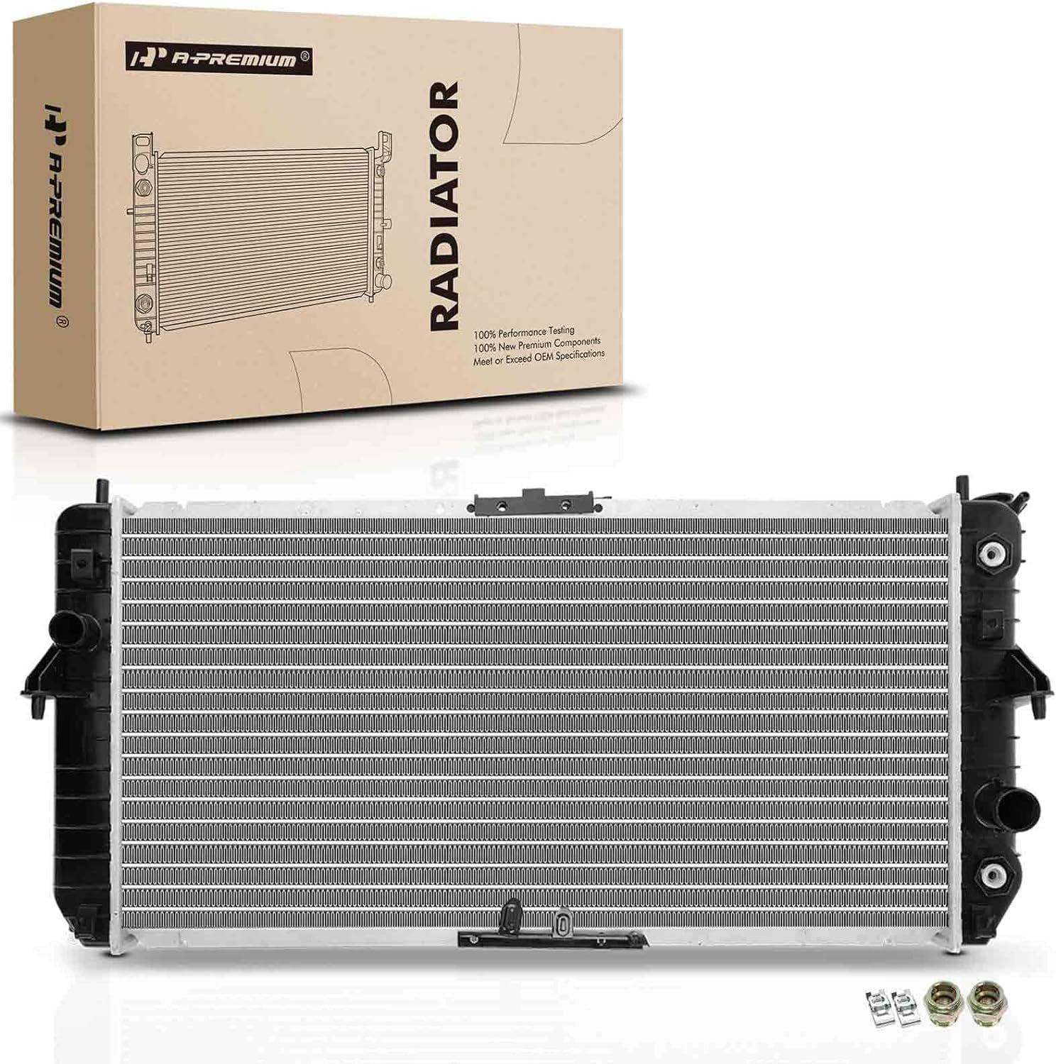 A-Premium Engine Coolant Radiator with Transmission Oil Cooler Compatible with Buick LeSabre ...
