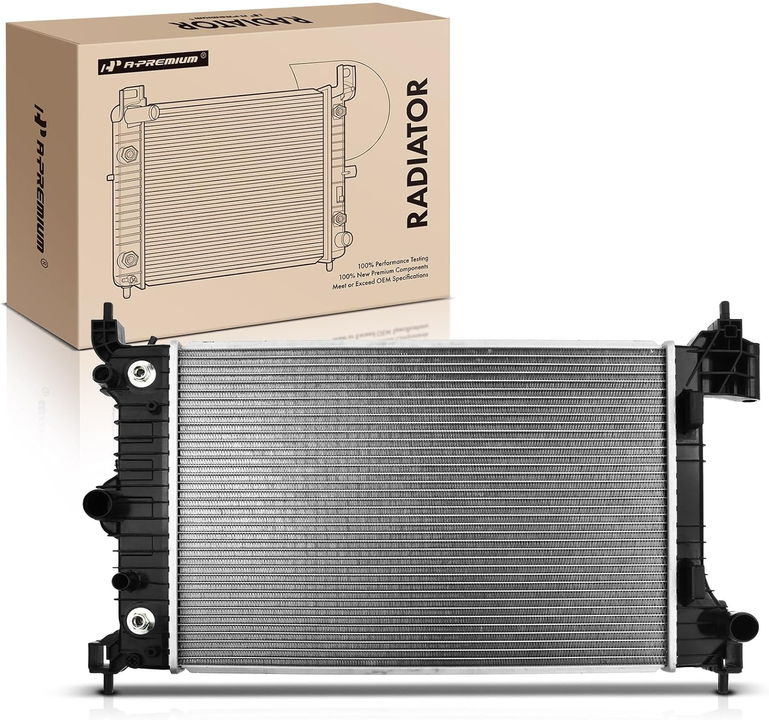 A-Premium Engine Coolant Radiator with Transmission Oil Cooler ...