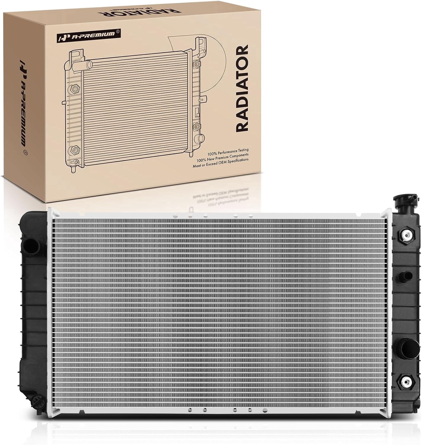 A-Premium Engine Coolant Radiator with Transmission Oil Cooler ...