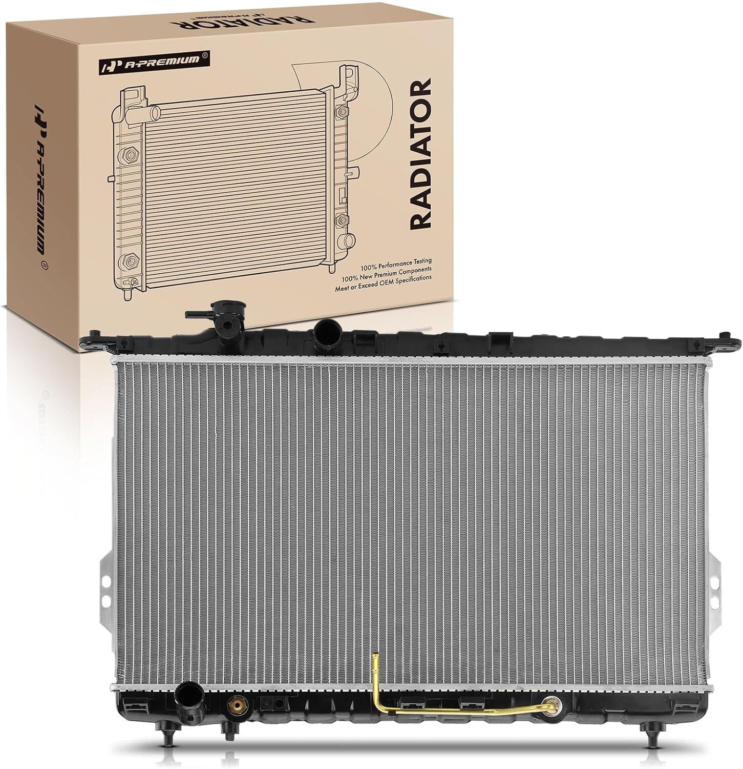 A-Premium Engine Coolant Radiator with Transmission Oil Cooler ...