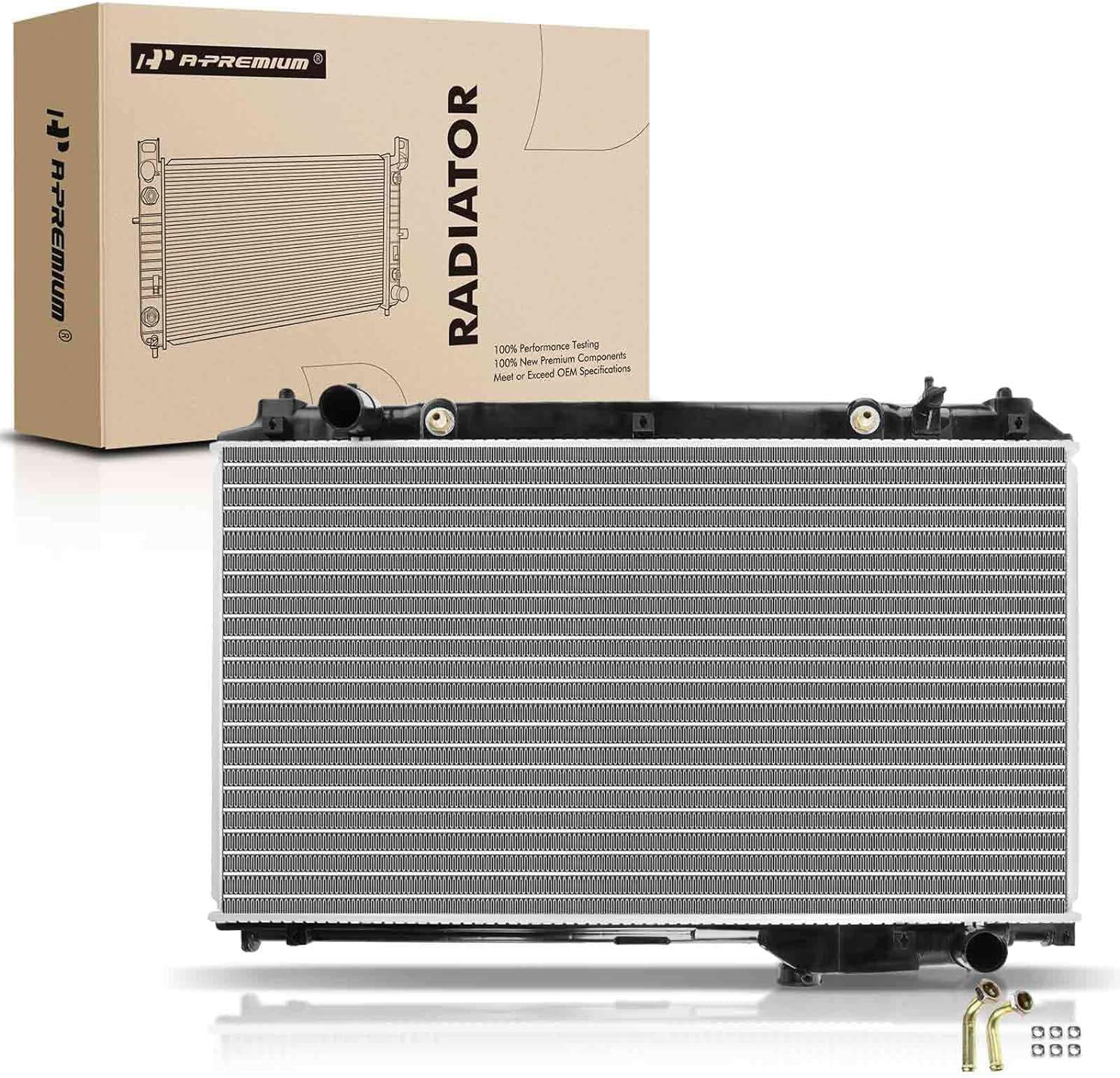 A-Premium Engine Coolant Radiator with Transmission Oil Cooler ...