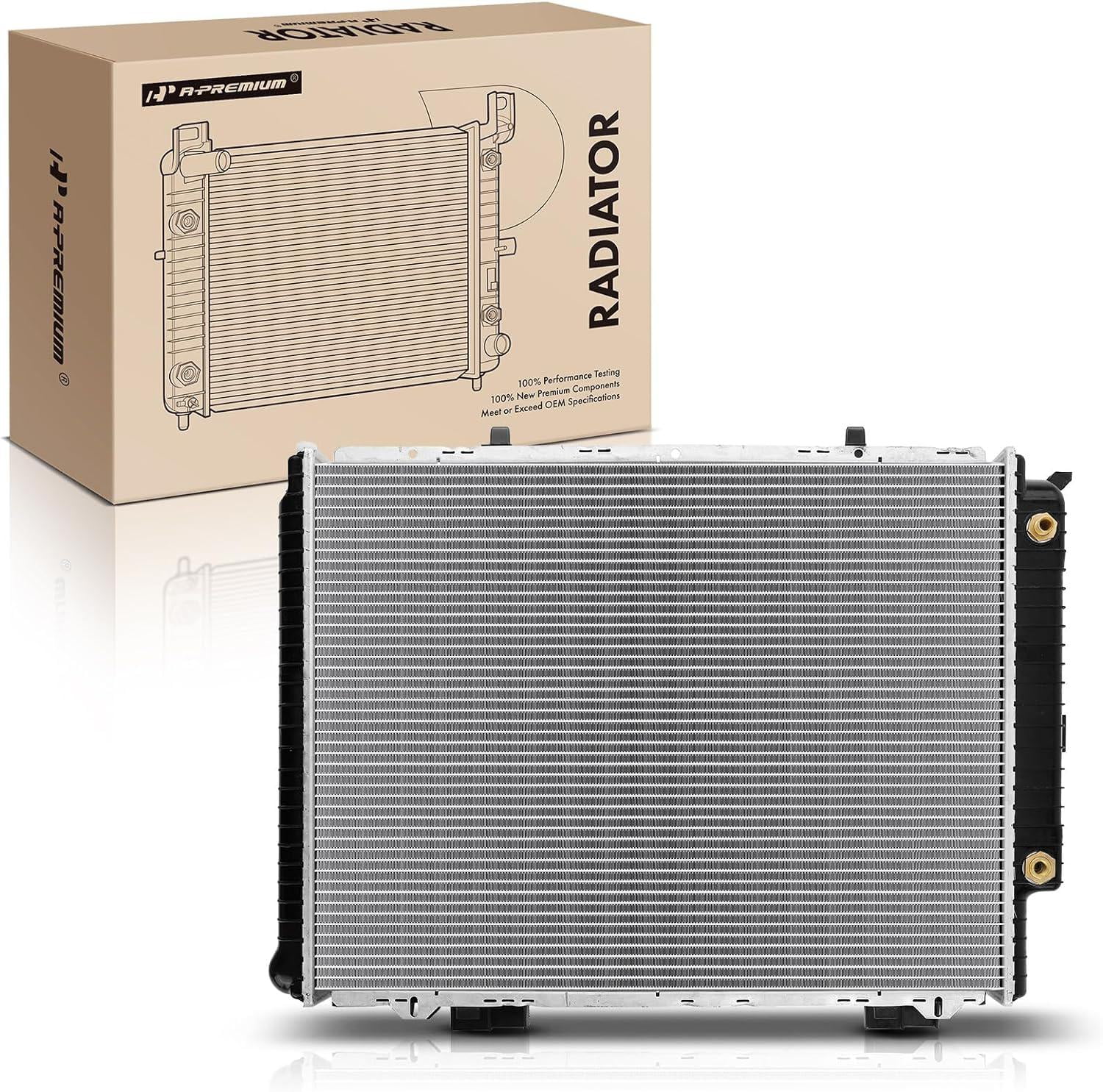 A-Premium Engine Coolant Radiator with Transmission Oil Cooler Compatible with Mercedes-Benz ...