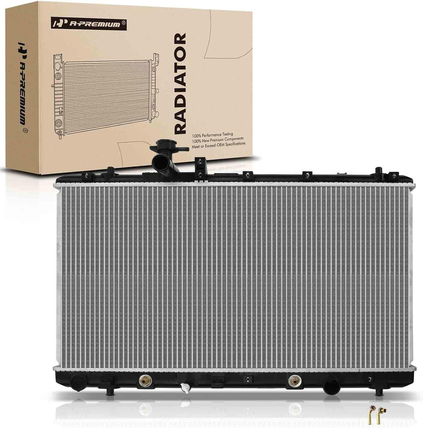 A-Premium Engine Coolant Radiator with Transmission Oil Cooler ...