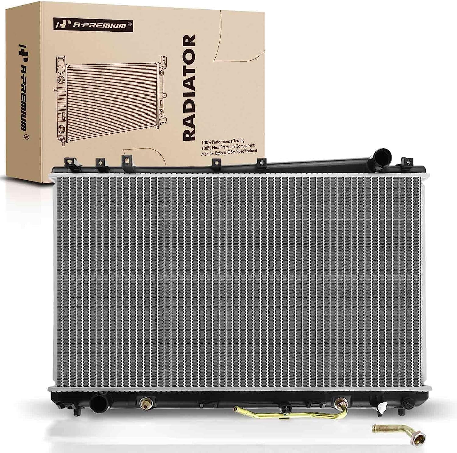 A-Premium Engine Coolant Radiator with Transmission Oil Cooler ...