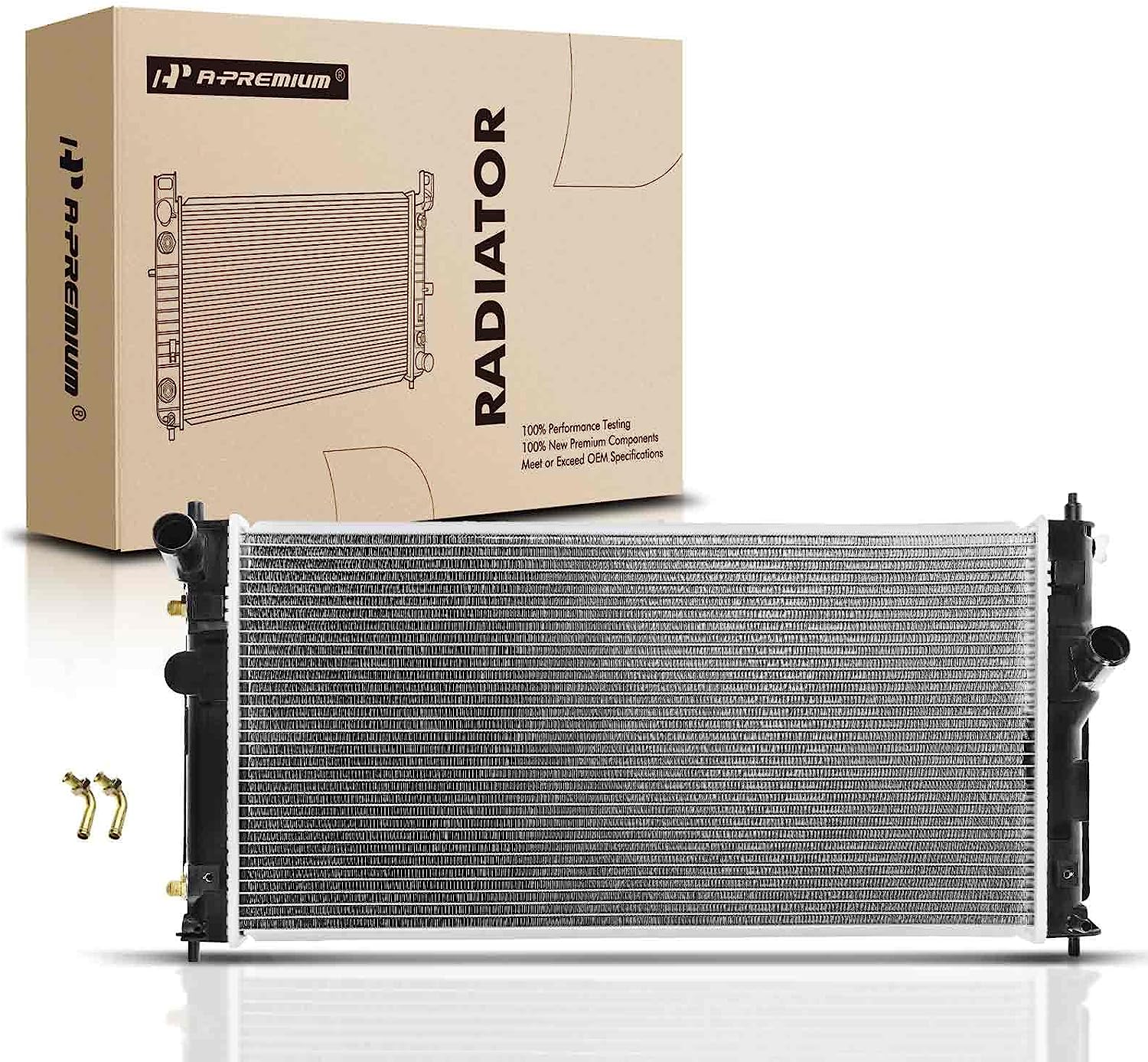 A-Premium Engine Coolant Radiator with Transmission Oil Cooler ...