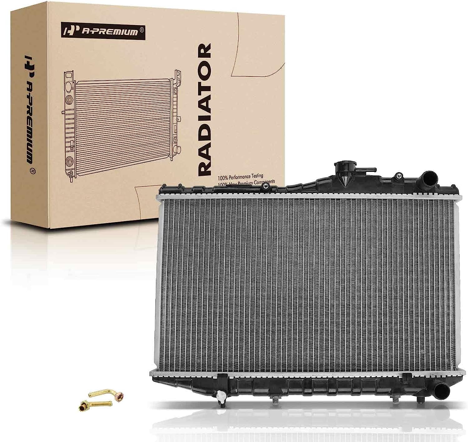 A-Premium Engine Coolant Radiator with Transmission Oil Cooler ...