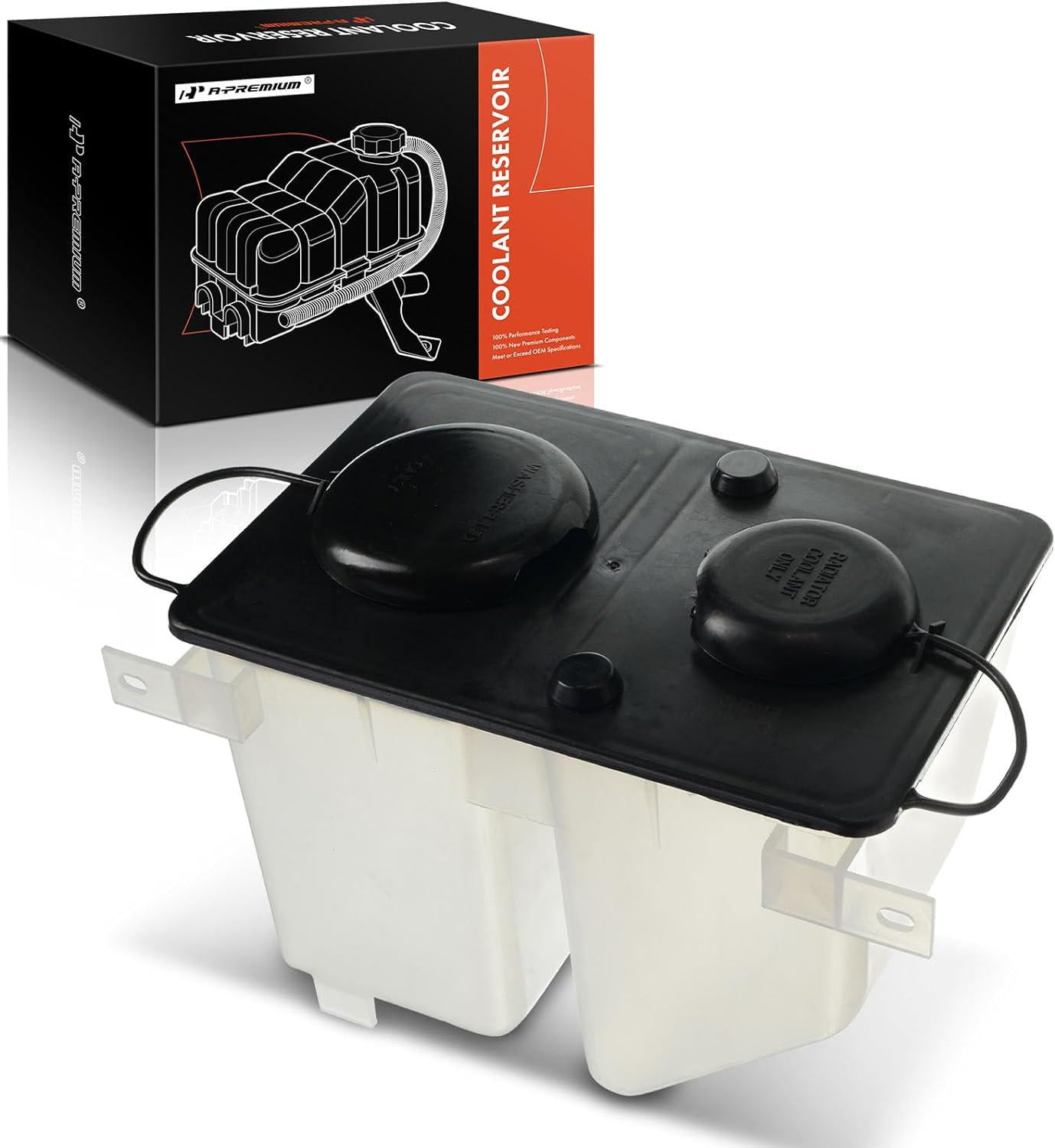 A-Premium Engine Coolant Tank with Windshield Washer Reservoir ...