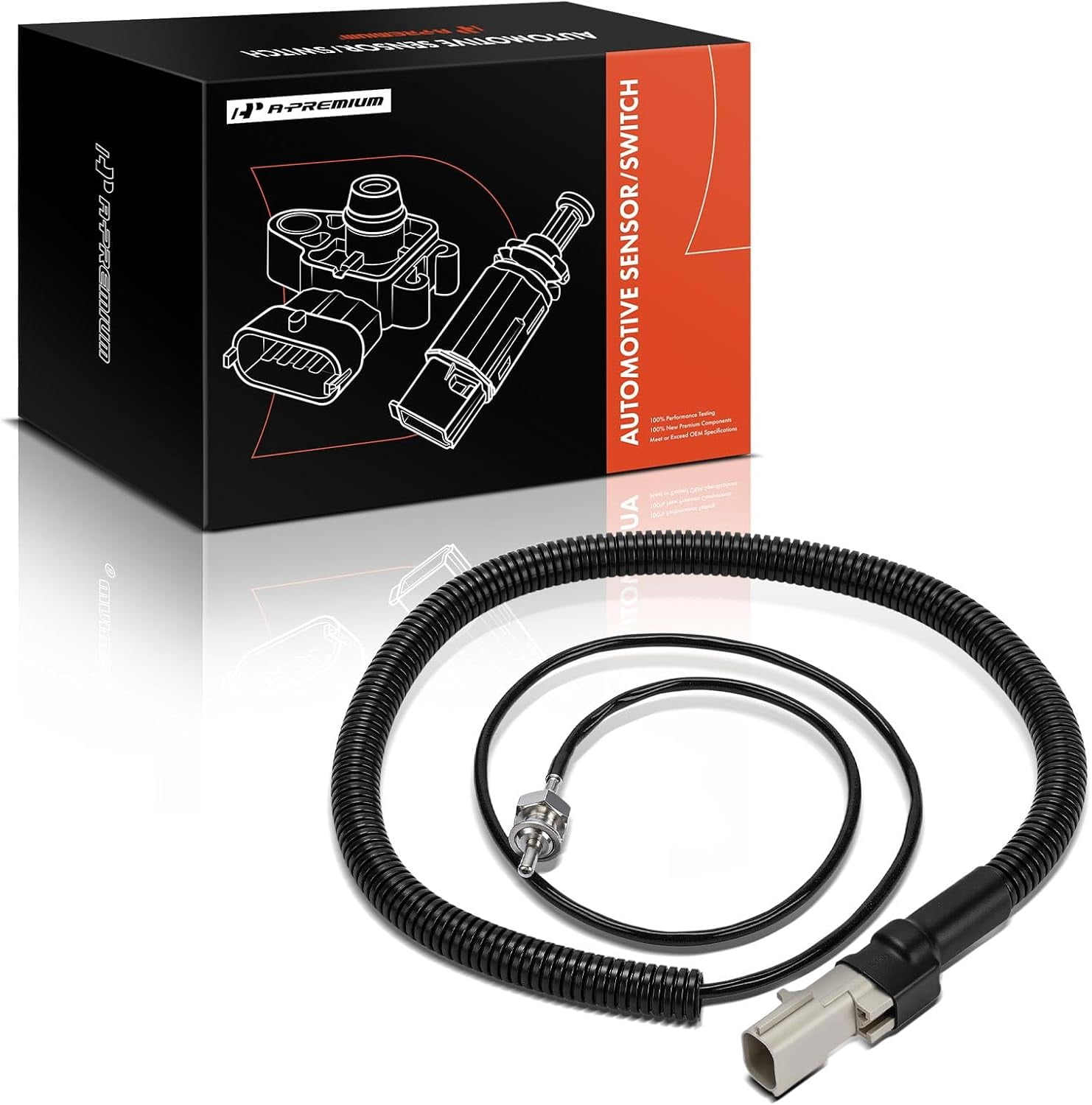 A-Premium Engine Coolant Temperature Sensor [2 Pins] Compatible with ...