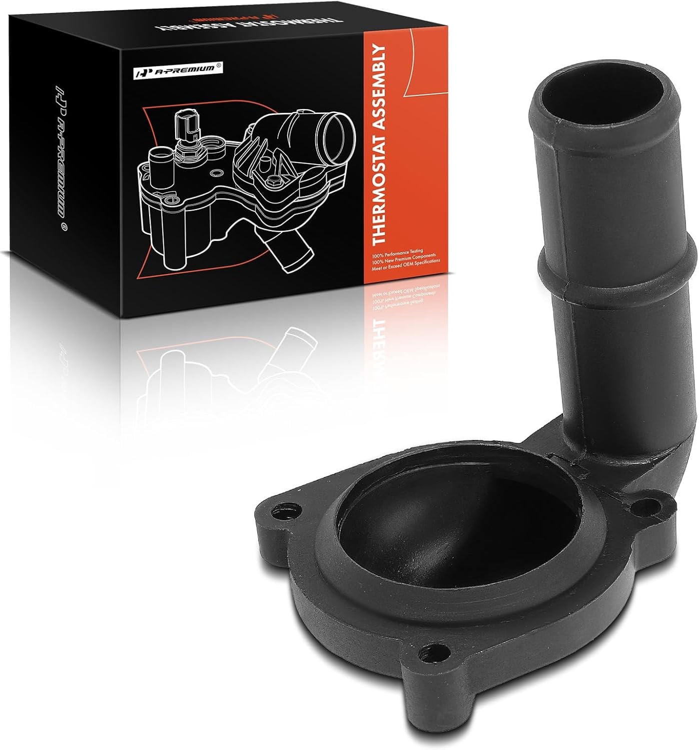 A-Premium Engine Coolant Thermostat Housing Water Outlet [90Â° Angle ...