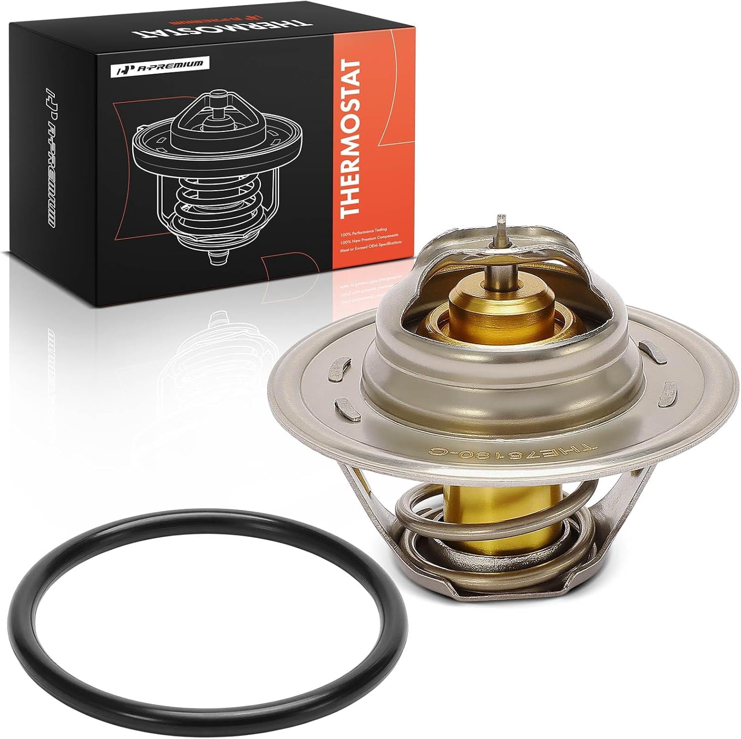 A-Premium Engine Coolant Thermostat with Seal Compatible with ...