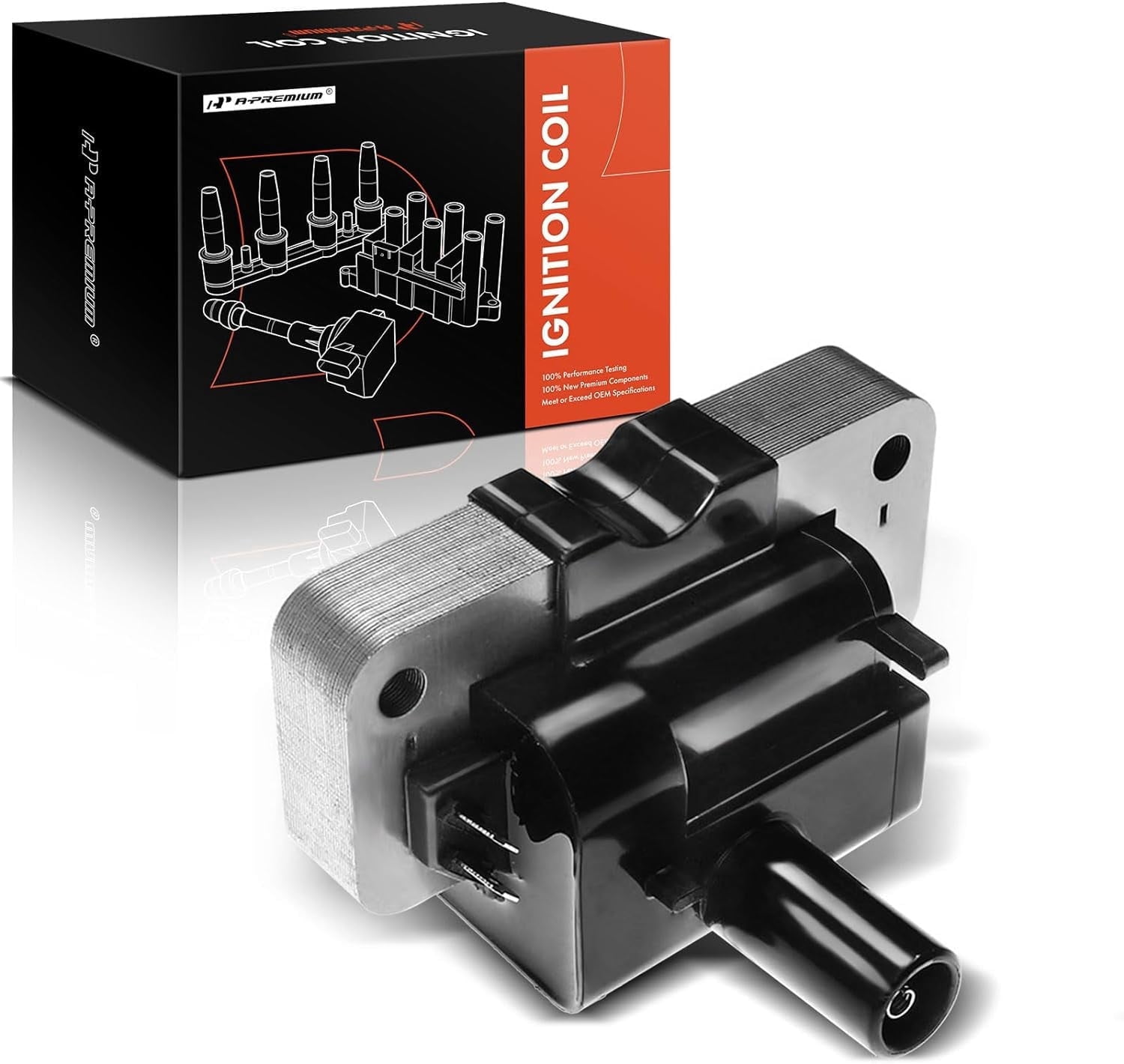 A-Premium Engine Ignition Coil with 2 Pins Plug - Walmart.com