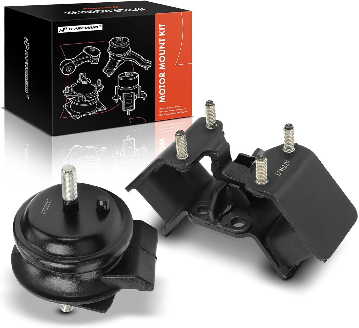 A-Premium Engine Motor Mount and Transmission Mount Kit Compatible with ...