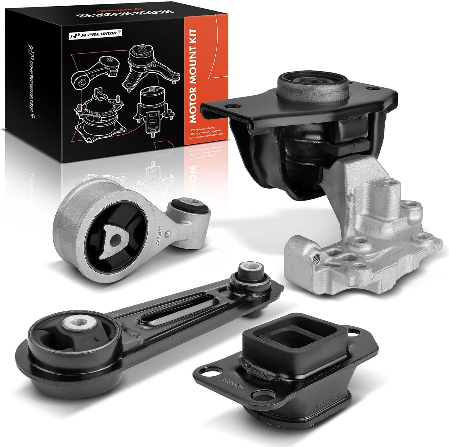 A-Premium Engine Motor Mount and Transmission and Torque Strut Mount ...