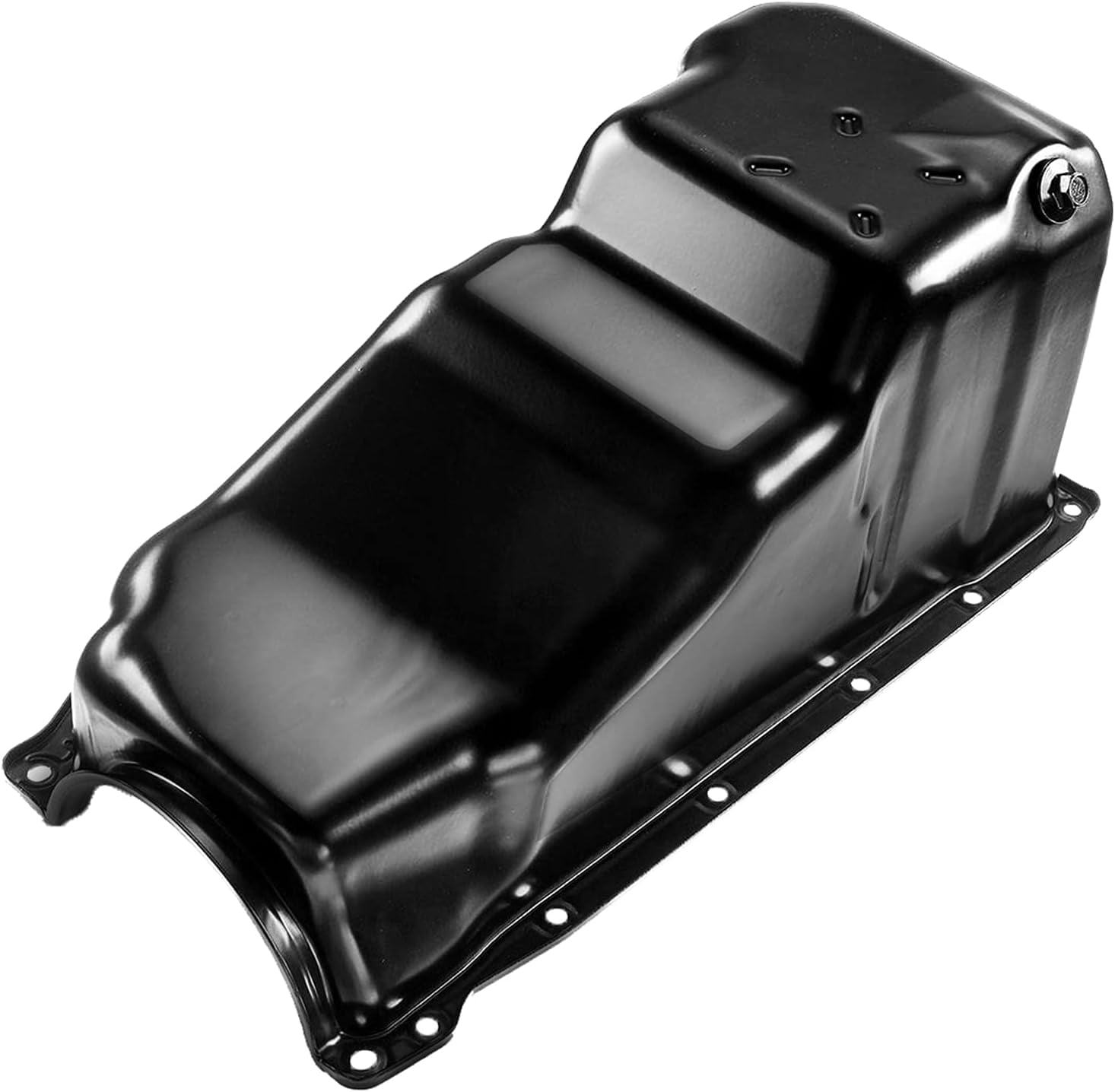 A-Premium Engine Oil Pan Sump with Drain Plug Compatible with Chevrolet ...