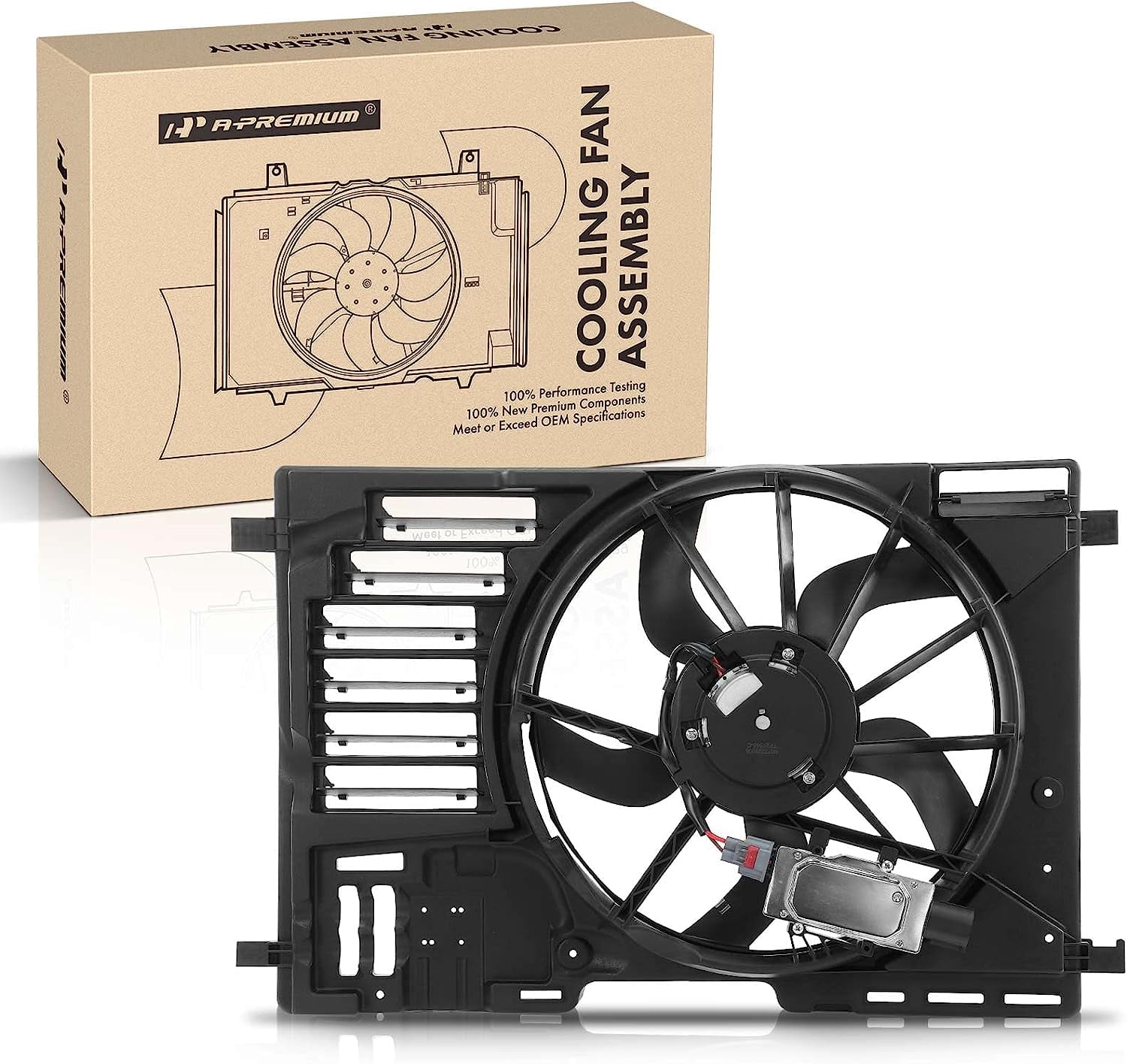 A-Premium Engine Radiator Cooling Fan Assembly Compatible with Ford ...