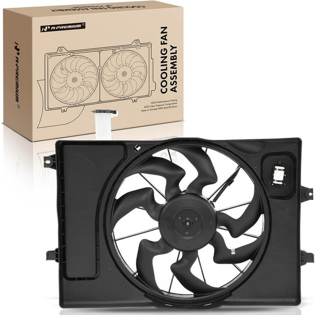 A-Premium Engine Radiator Cooling Fan Assembly Compatible with Hyundai ...
