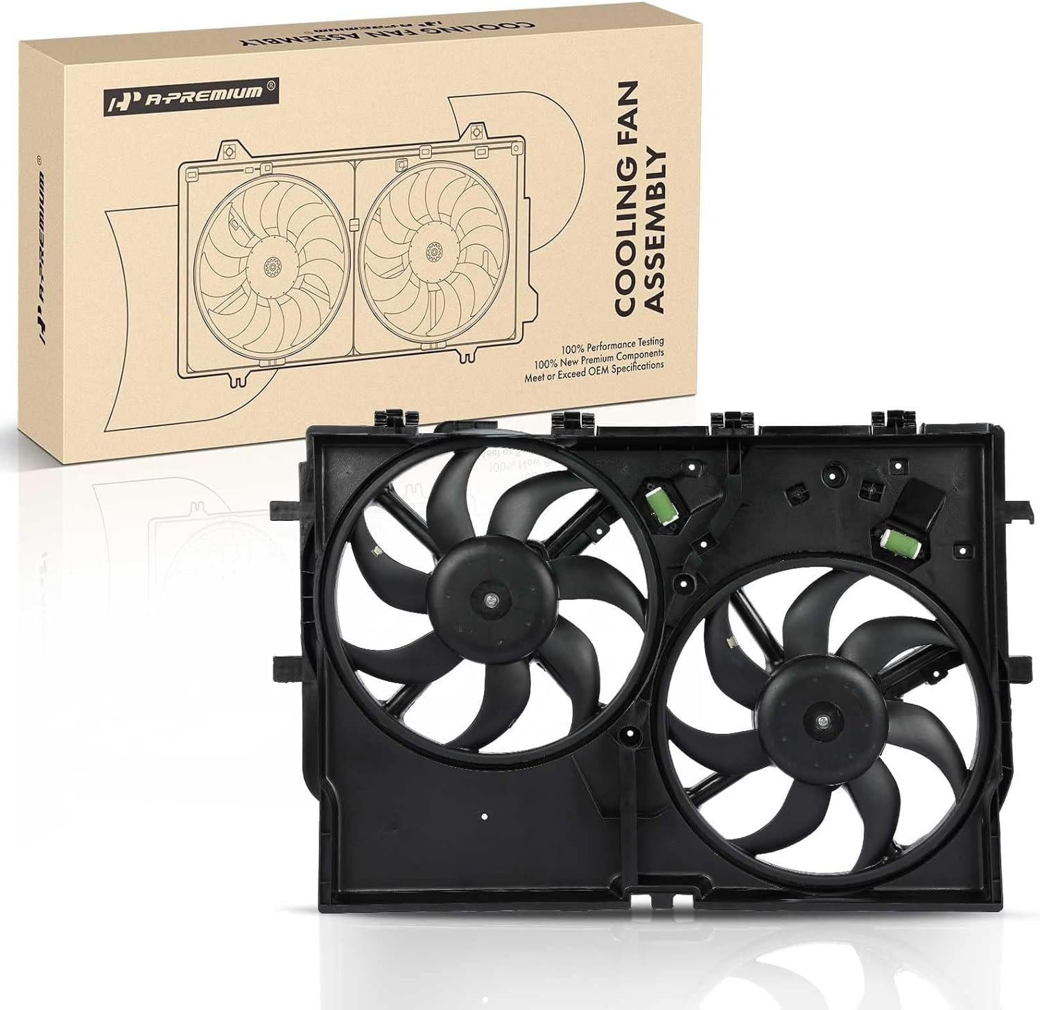 A-Premium Engine Radiator Cooling Fan Assembly, Ram ProMaster 1500 2500 ...