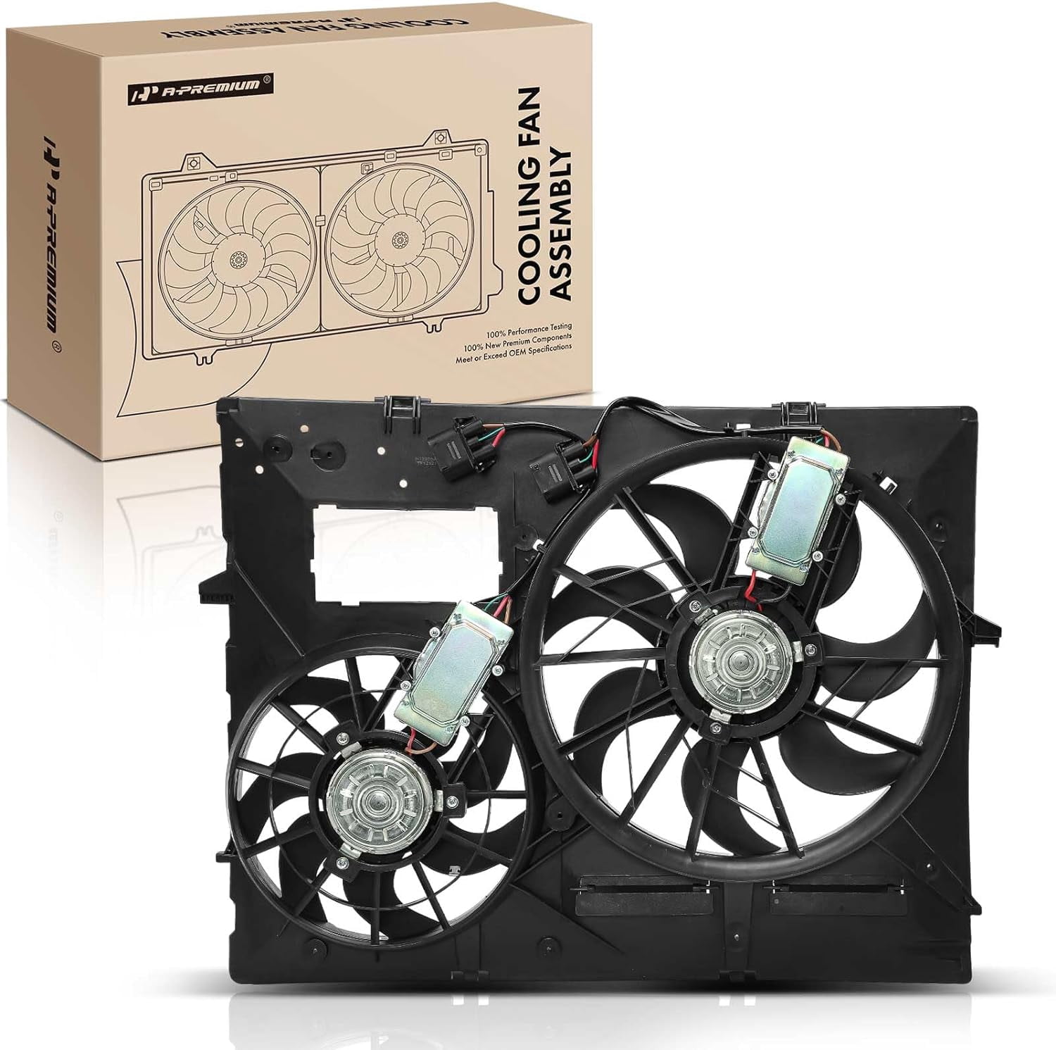 A-Premium Engine Radiator Cooling Fan Assembly Compatible with Select ...