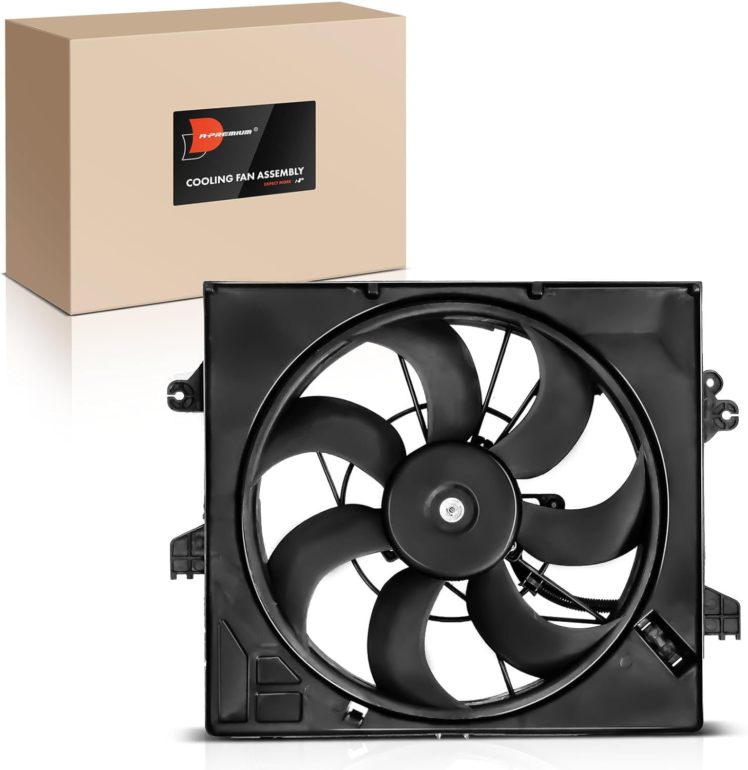 A-Premium Engine Radiator Cooling Fan Assembly Compatible with Select ...