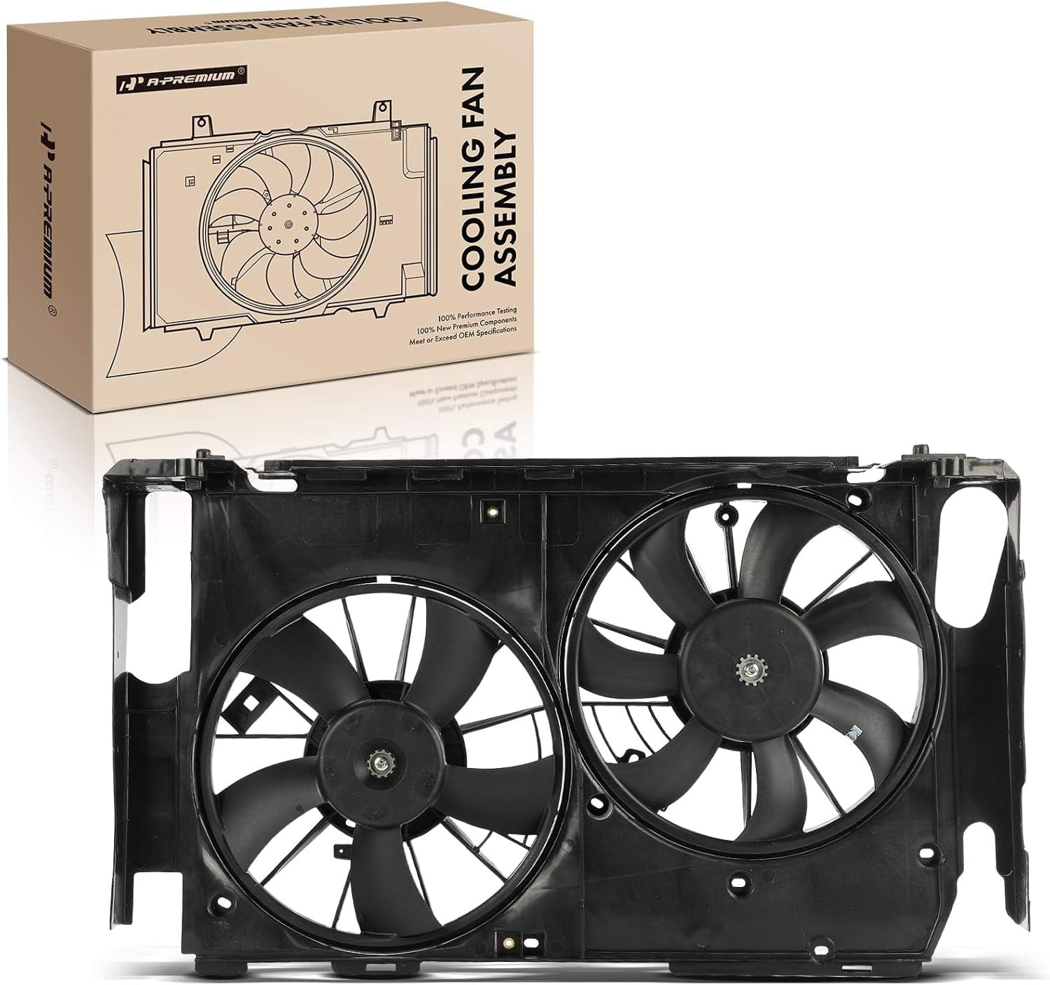 A-Premium Engine Radiator Cooling Fan Assembly Compatible with Select ...