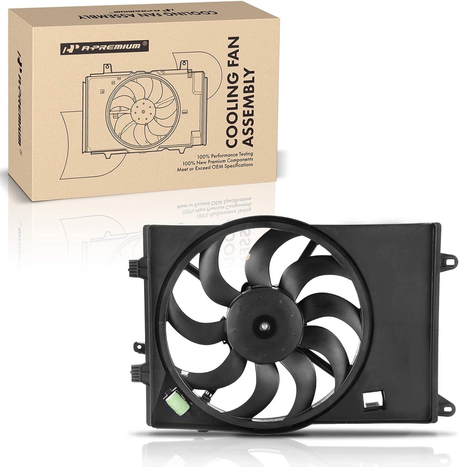 A-Premium Engine Radiator Cooling Fan Assembly Compatible with ...