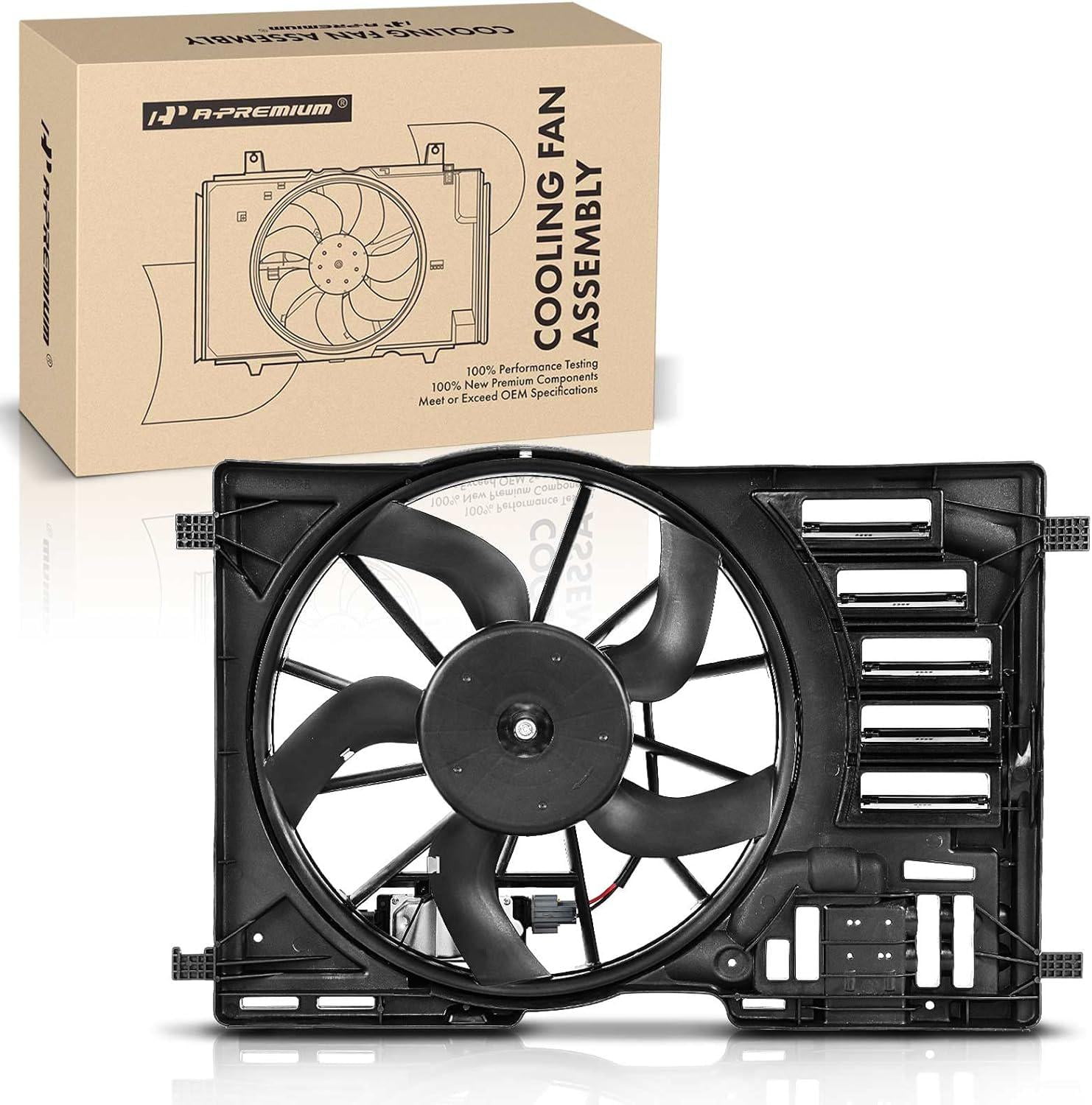 A-Premium Engine Radiator Cooling Fan Assembly Compatible with Ford ...