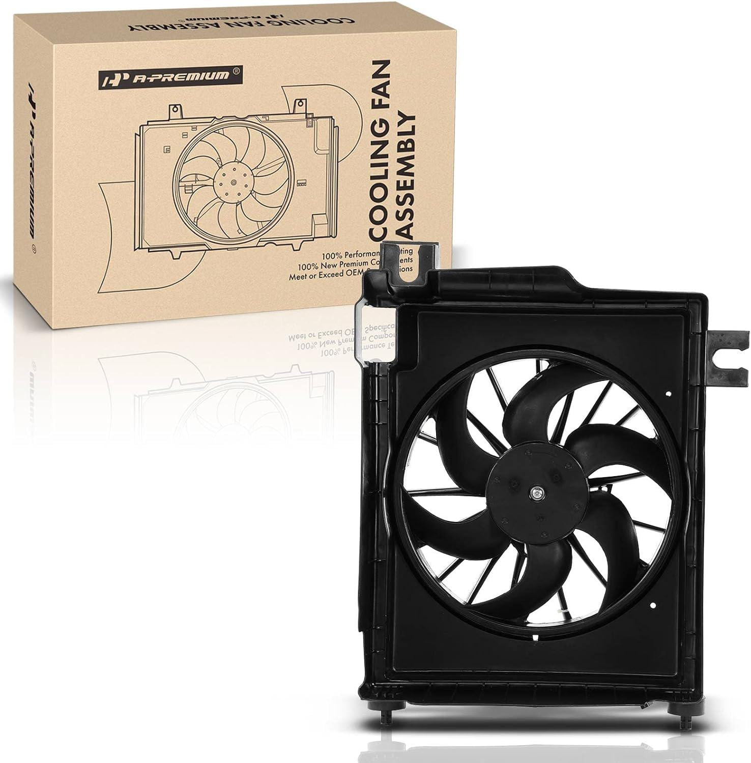 A-Premium Radiator Cooling Fan Assembly, Compatible with Kia Seltos ...