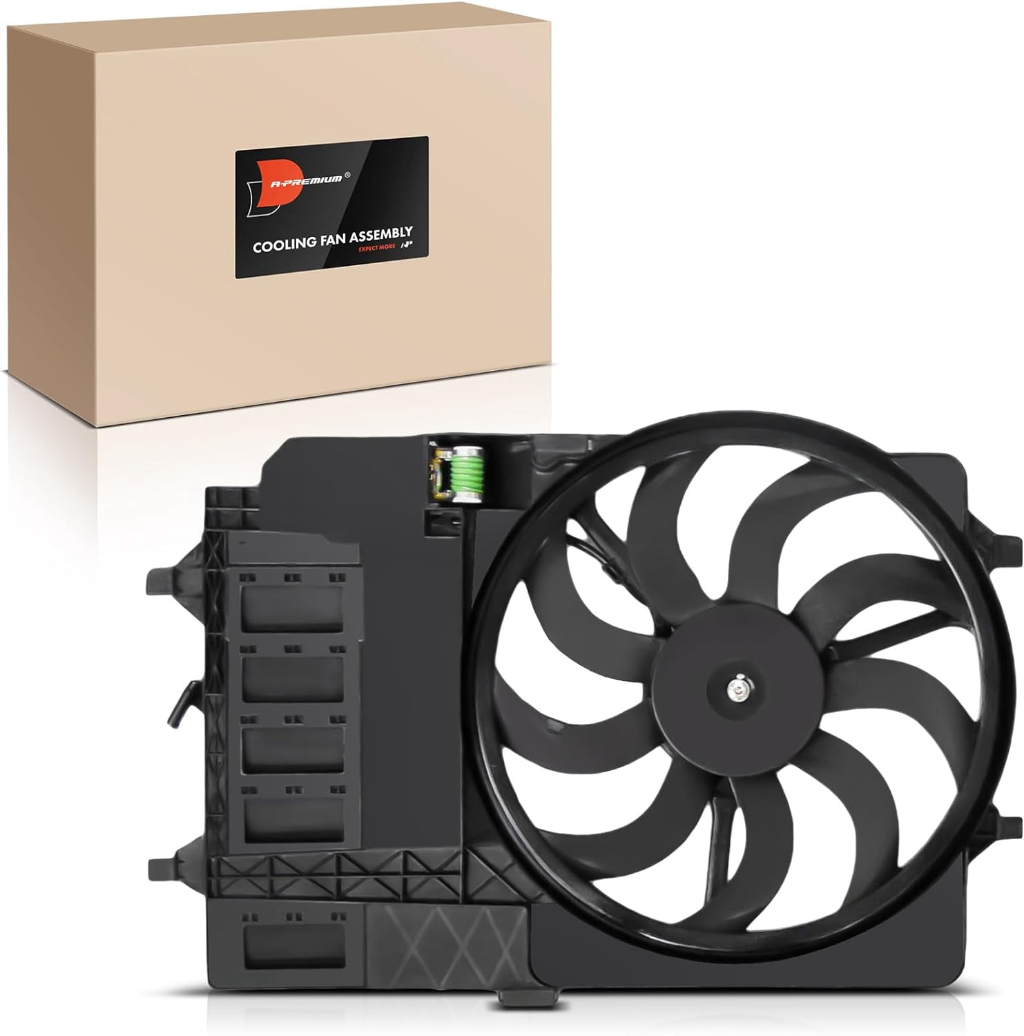 A-Premium Engine Radiator Cooling Fan Assembly Compatible with Select ...