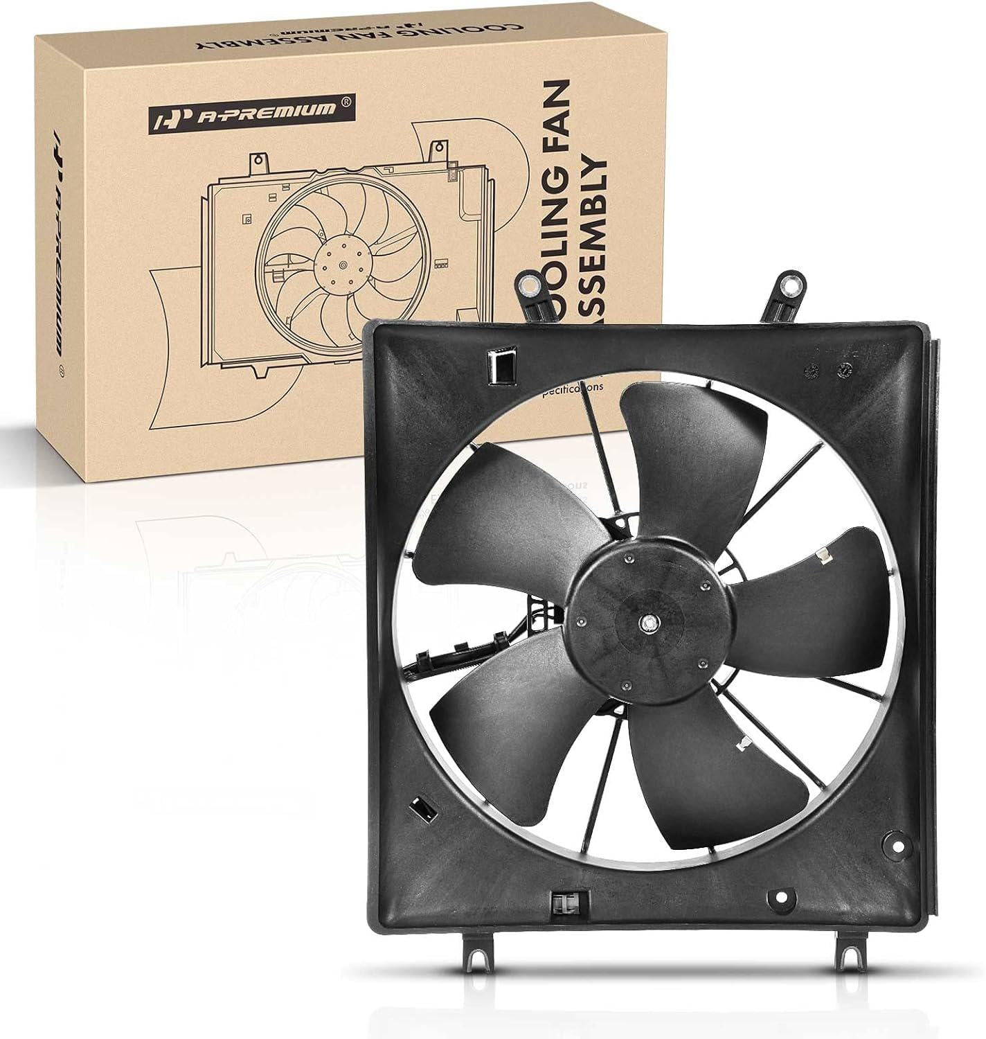 A-Premium Engine Radiator Cooling Fan Assembly with Shroud Compatible ...