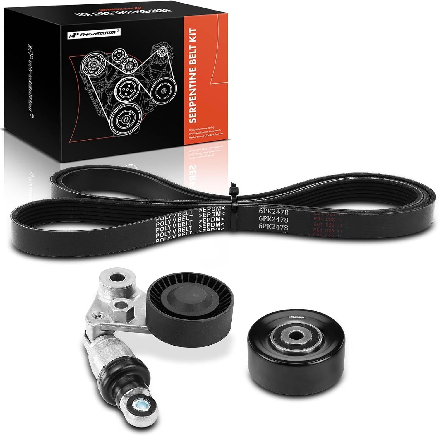 A-Premium Engine Serpentine Belt Drive Kit Compatible with Hyundai ...