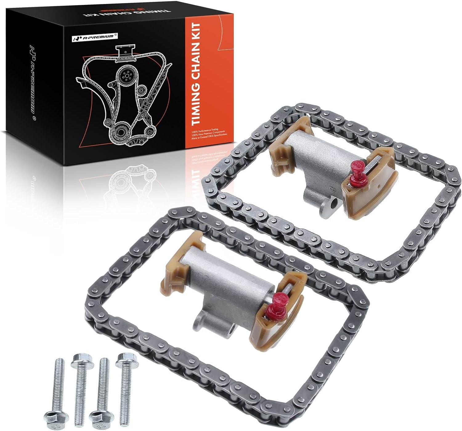 A-Premium Engine Timing Chain Kit W/Tensioner [fit DOHC, 8Cyl 3.9 4.0 4 ...