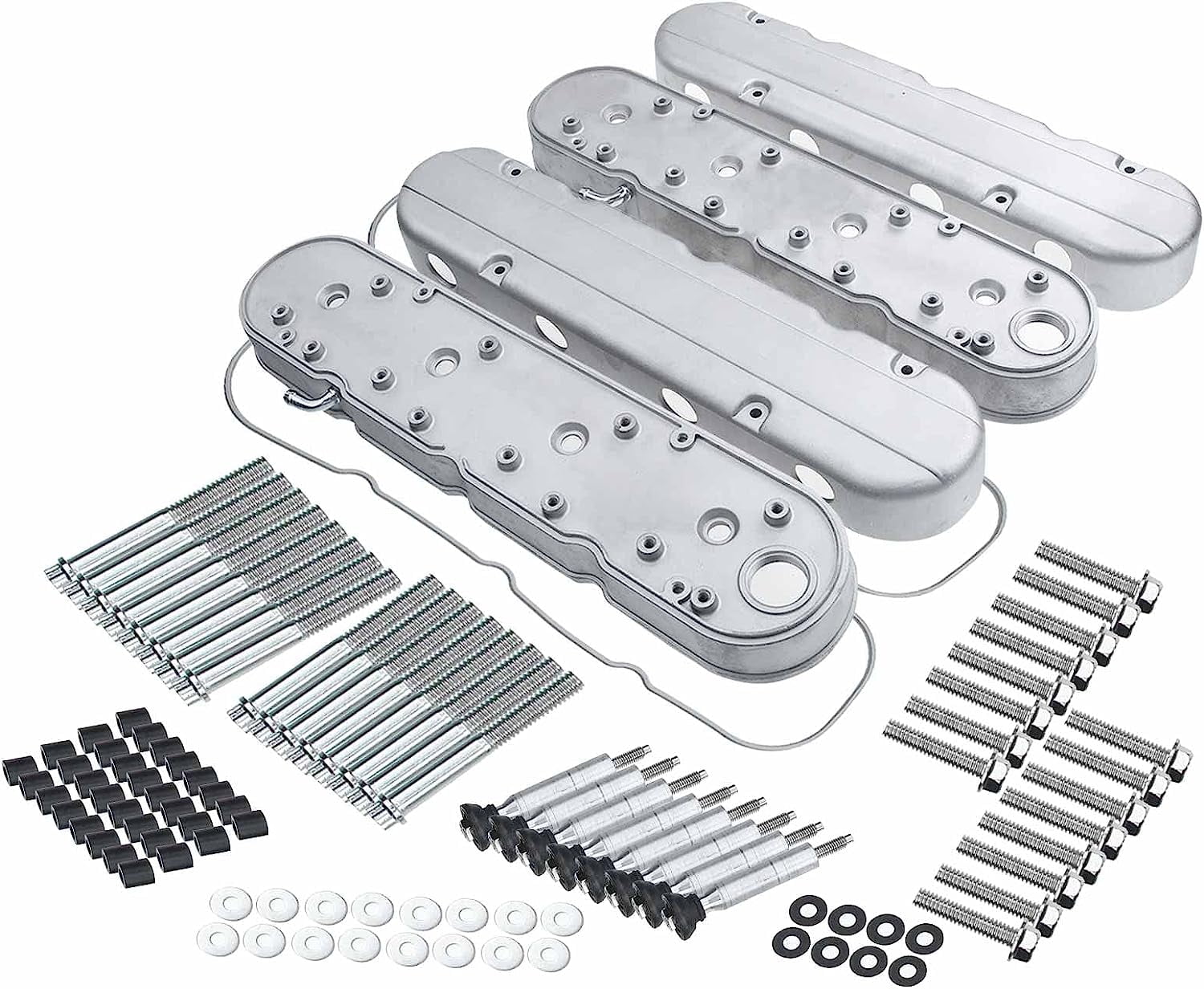 A-Premium Engine Valve Covers Compatible with Chevrolet Small Block GM ...