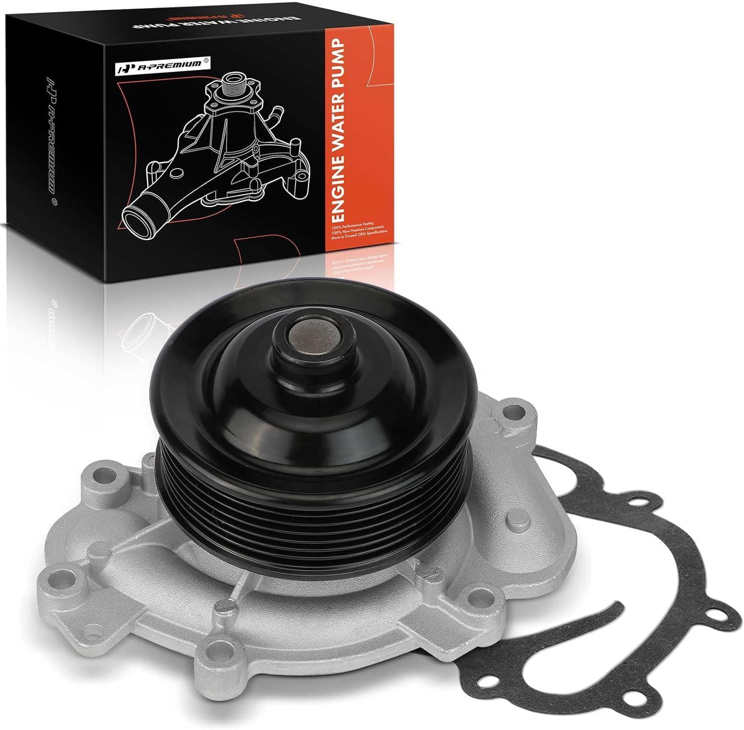 A-Premium Engine Water Pump with Gasket & Pulley Compatible with Jeep ...