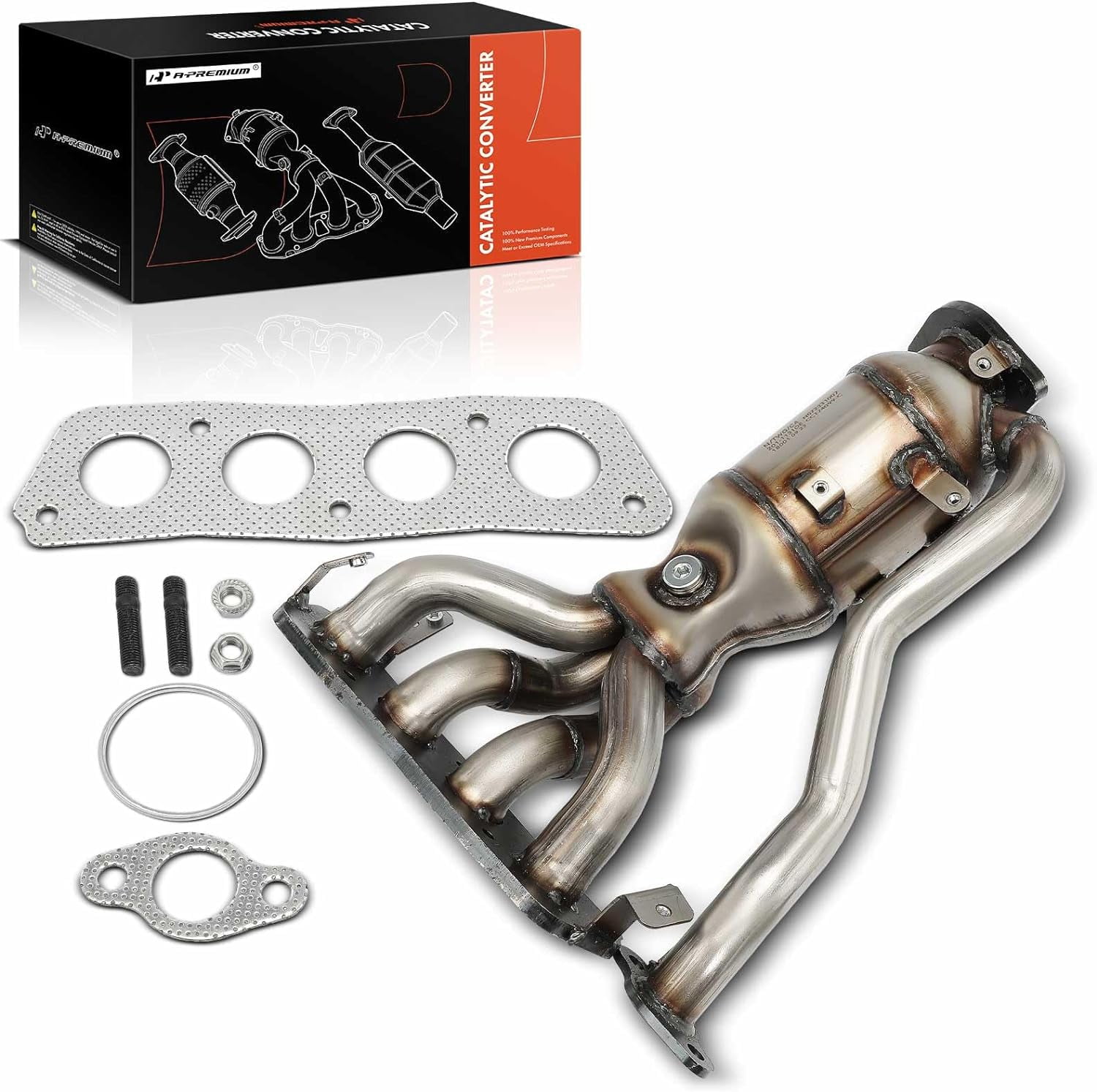 A-Premium Exhaust Manifold Catalytic Converter Kit Direct-Fit ...