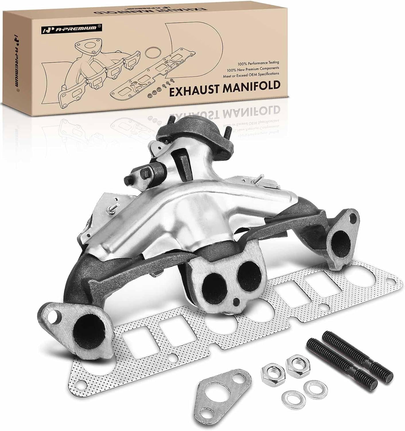 A-Premium Exhaust Manifold Compatible with Jeep Cherokee 84-00 ...
