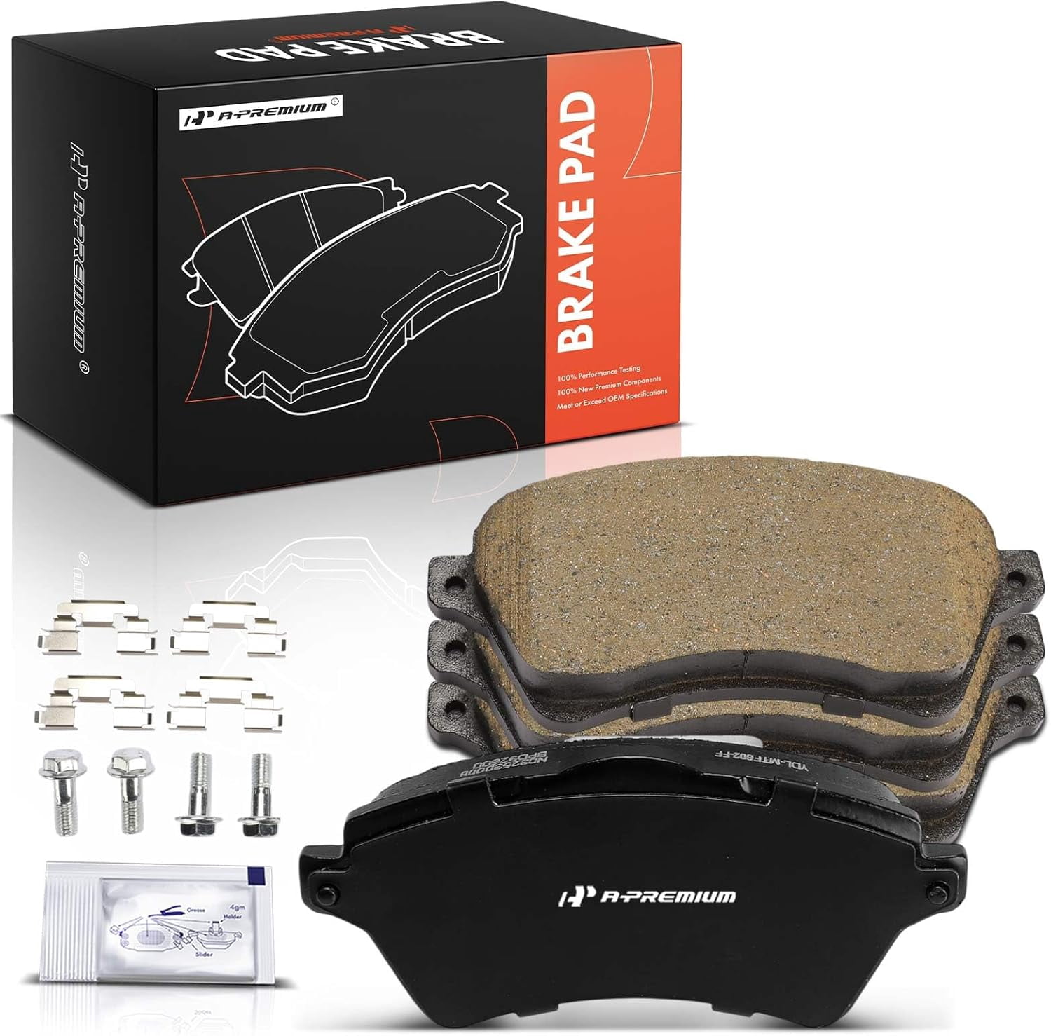 A-Premium Front Ceramic Brake Pads Set Compatible with Land Rover ...