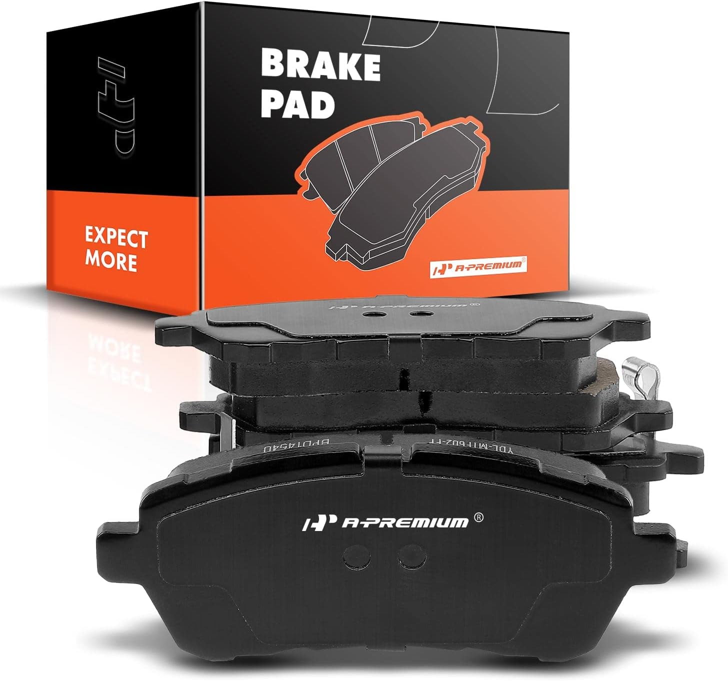 A-Premium Front Ceramic Disc Brake Pads Set Compatible with Ford Fiesta ...