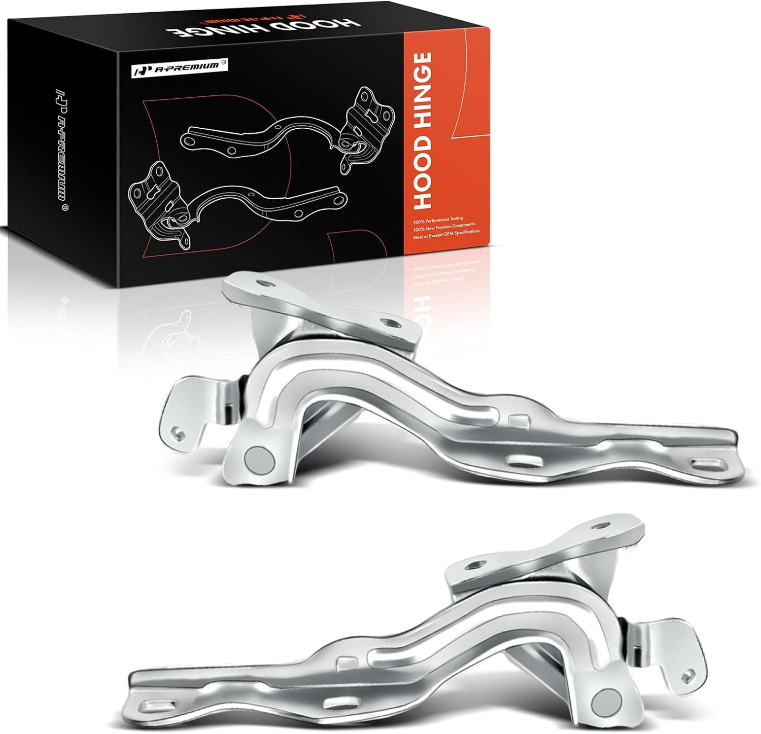 A-Premium Front Driver and Passenger Hood Hinges Compatible with ...