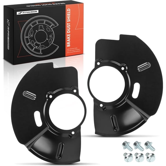 A-Premium Front Driver and Passenger Side Brake Dust Shield Compatible ...