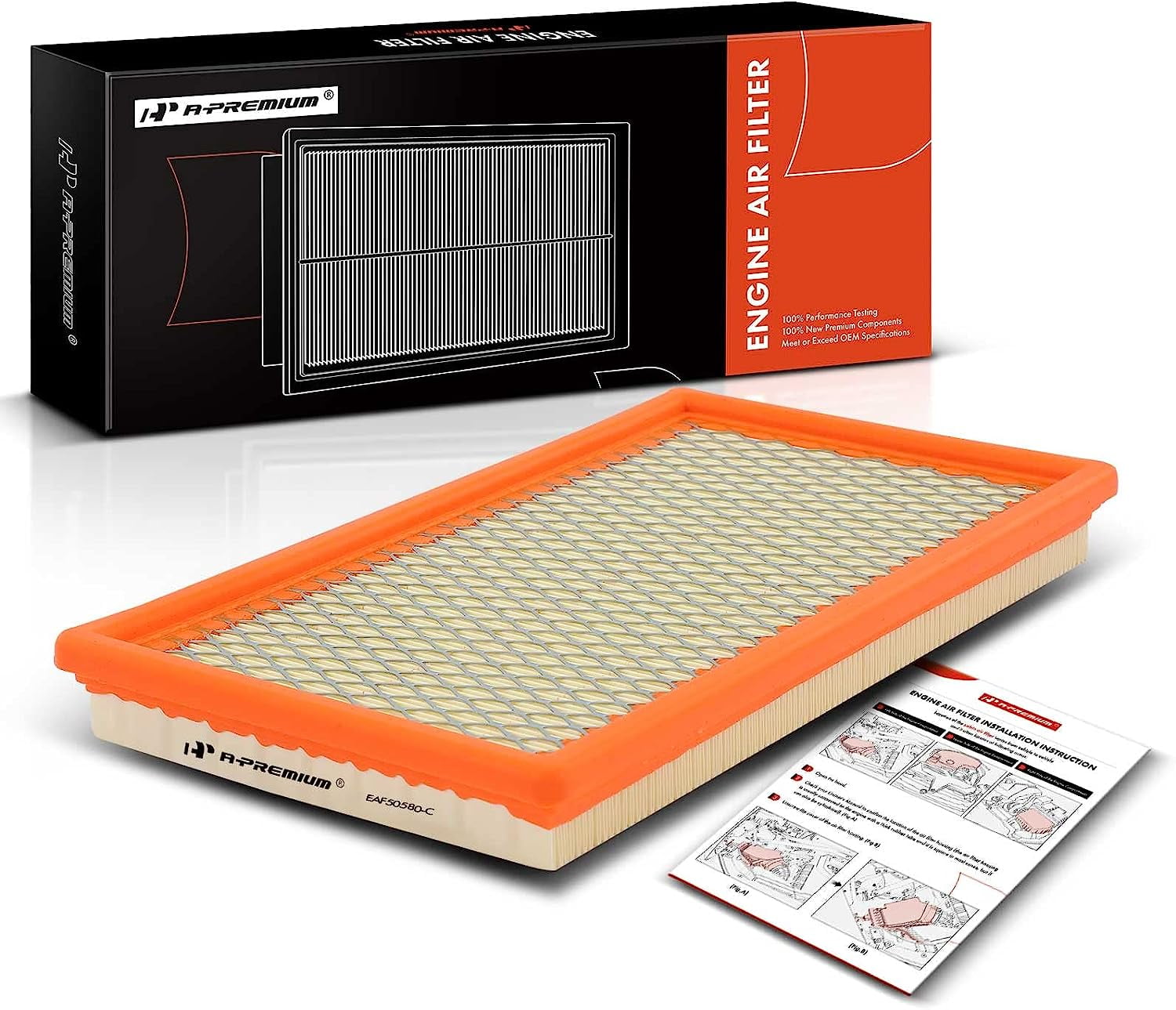 A-Premium Front Engine Air Filter Compatible with Ford Explorer, Ranger ...