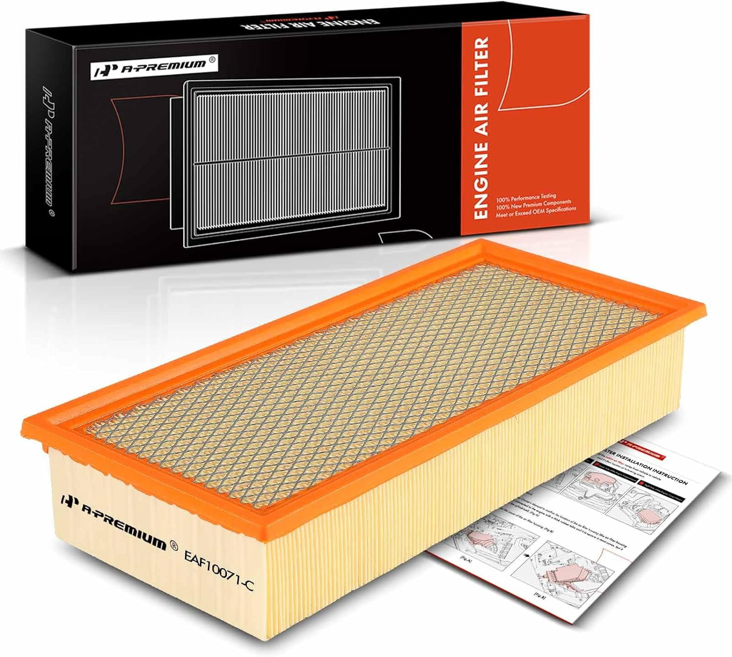 A-Premium Front Engine Air Filter Compatible with Ford F-250 Super Duty ...