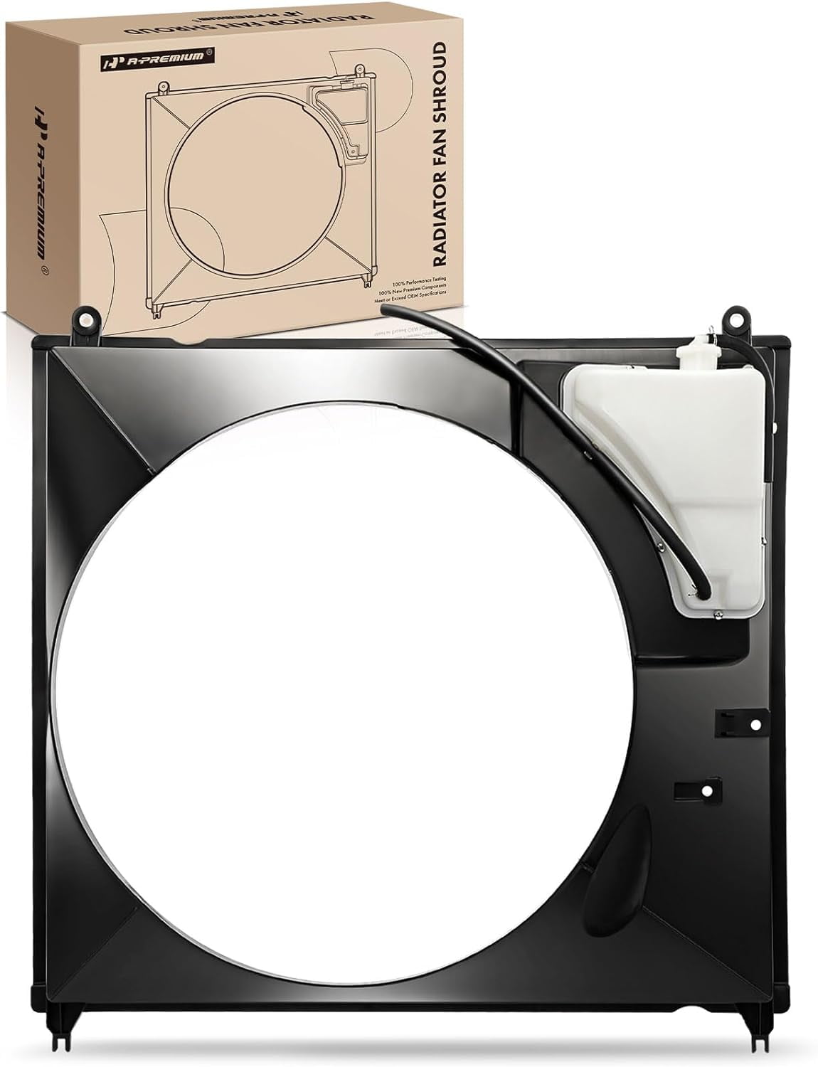 A-Premium Front Engine Radiator Cooling Fan Shroud Compatible with ...