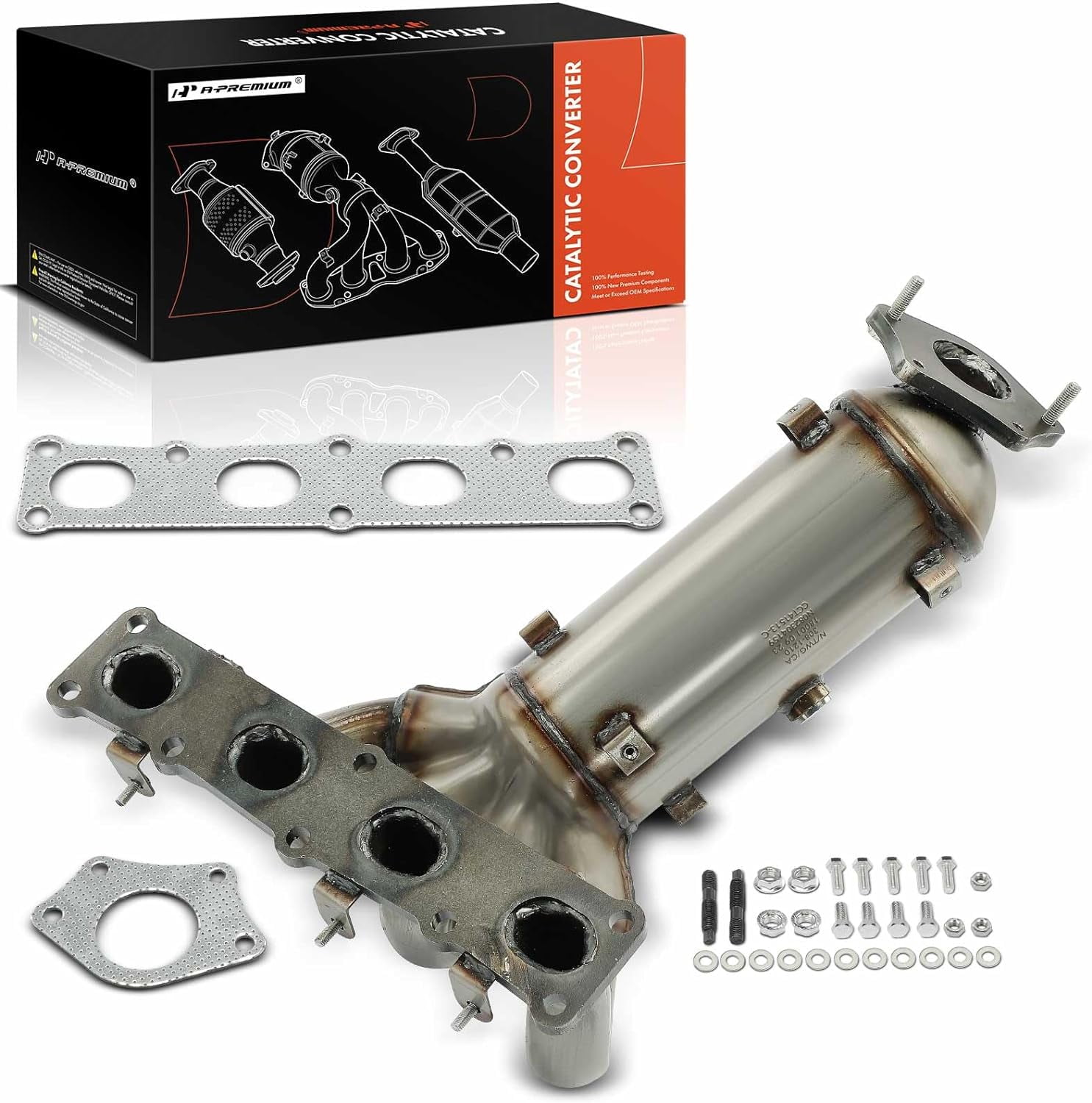 A-Premium Front Exhaust Manifold Catalytic Converter Kit Direct-Fit ...