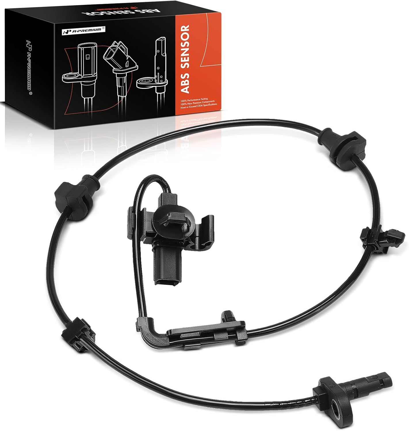 A-Premium Front Left ABS Wheel Speed Sensor Compatible with Honda Civic ...