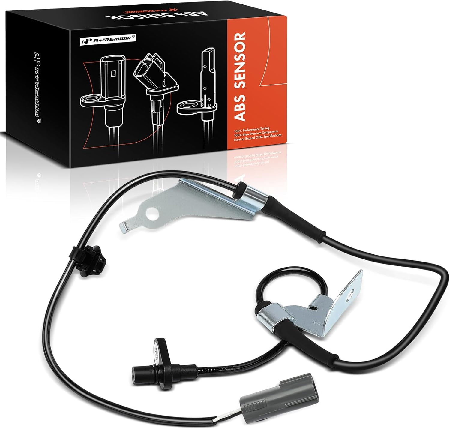 A-Premium Front Left ABS Wheel Speed Sensor Compatible with Mazda ...