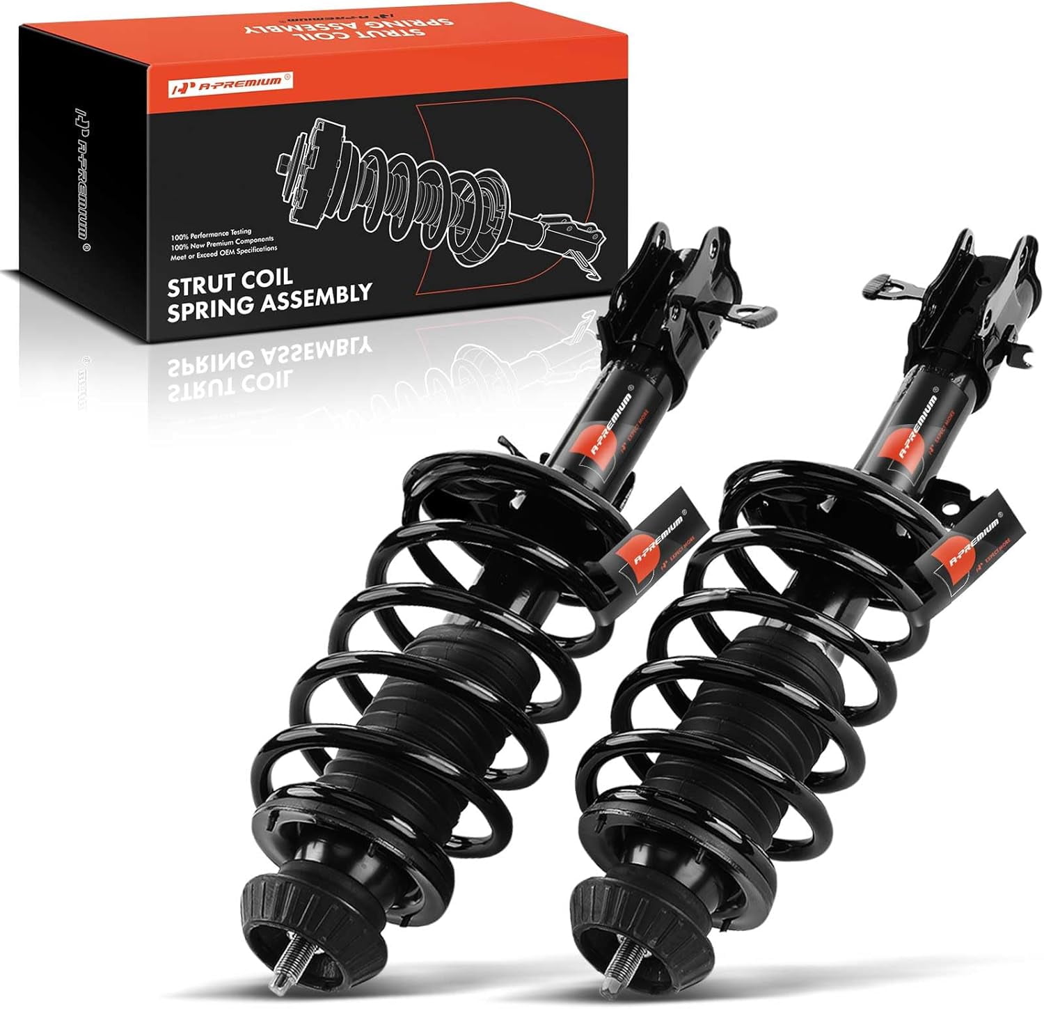 A-Premium Front Pair (2) Complete Strut & Coil Spring Assembly ...